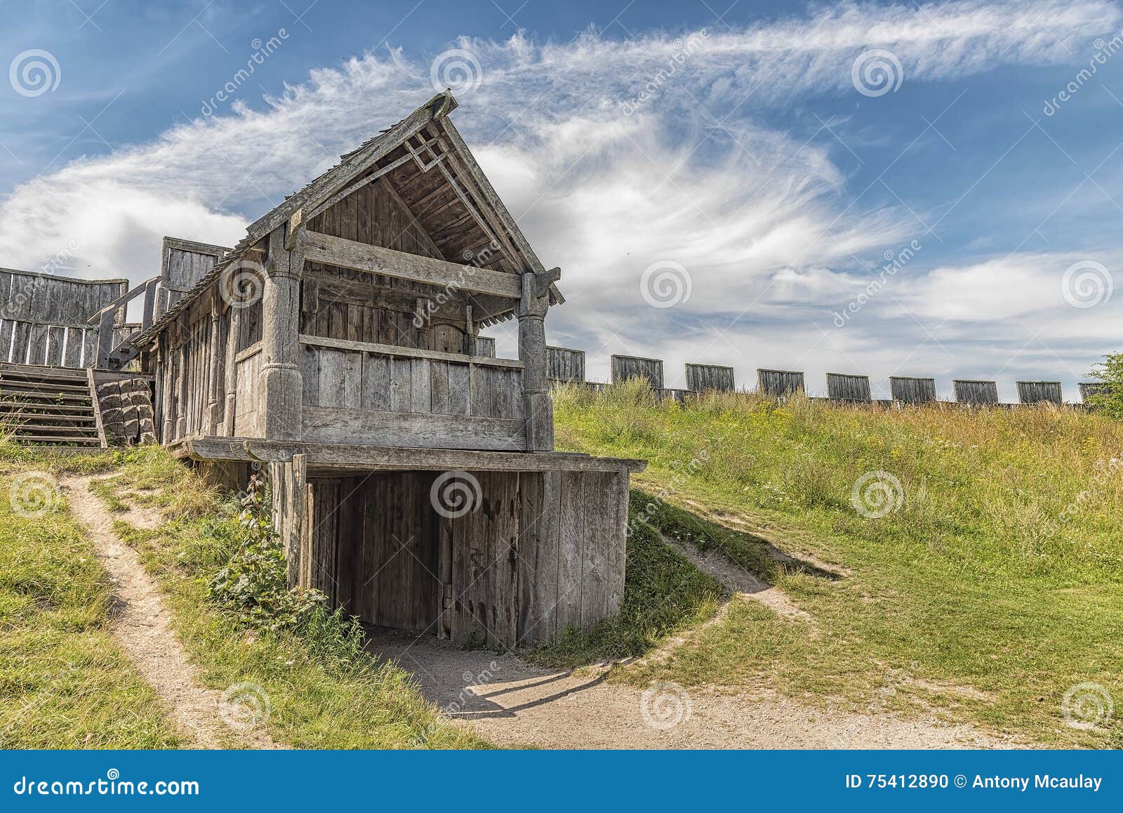 Trelleborg Viking Fort Exit Foto de Stock - Imagem de proteja ...