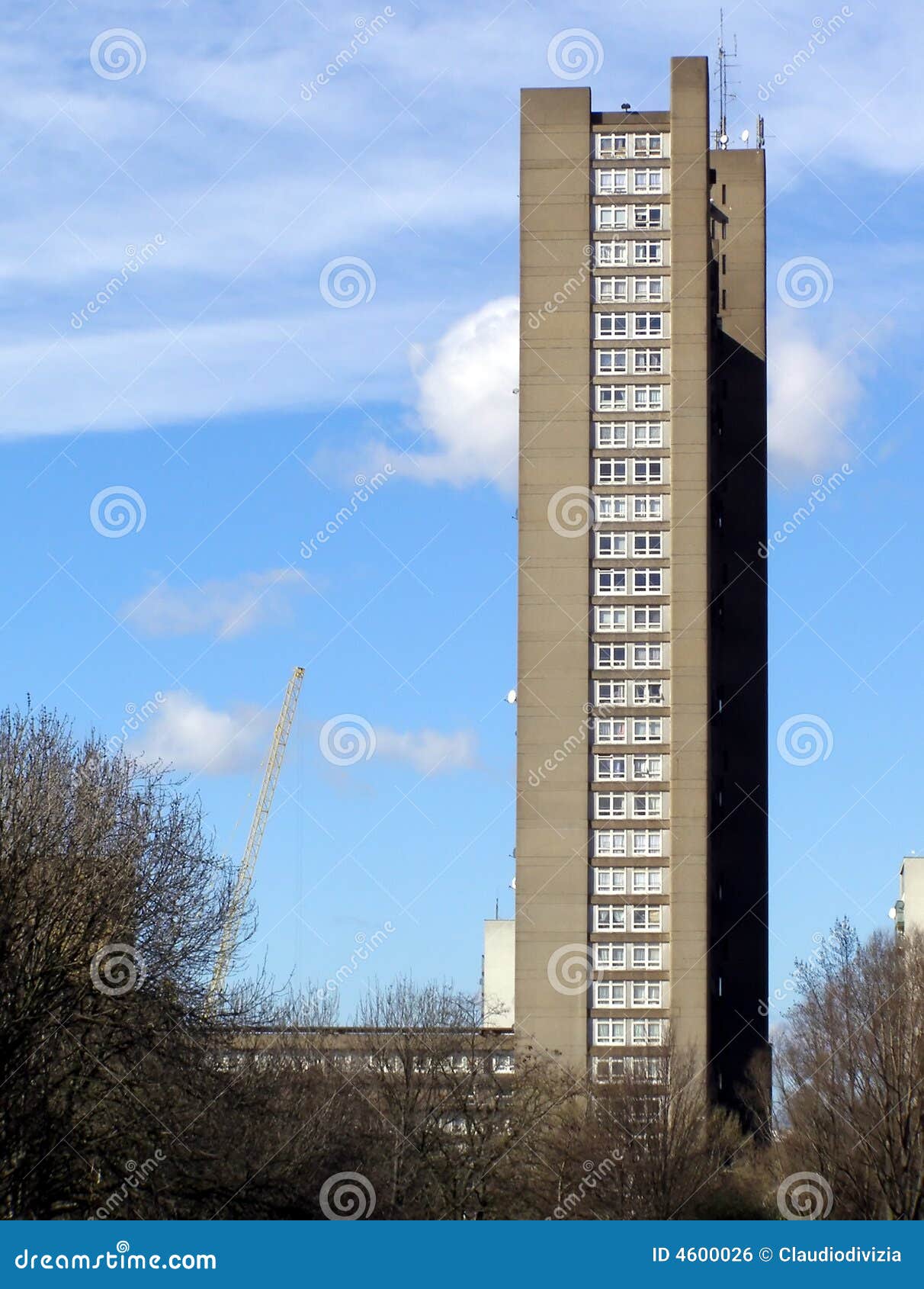 Trellick Tower, London stock photo. Image of home, cool - 4600026