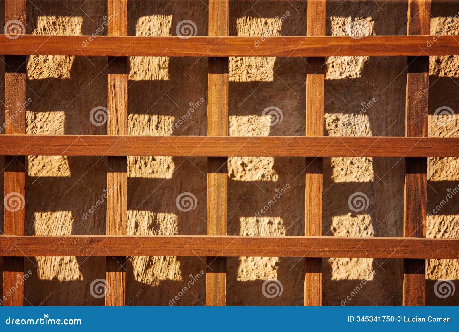 Trellis Lattice Wood Texture Against the Wall Stock Photo - Image of ...