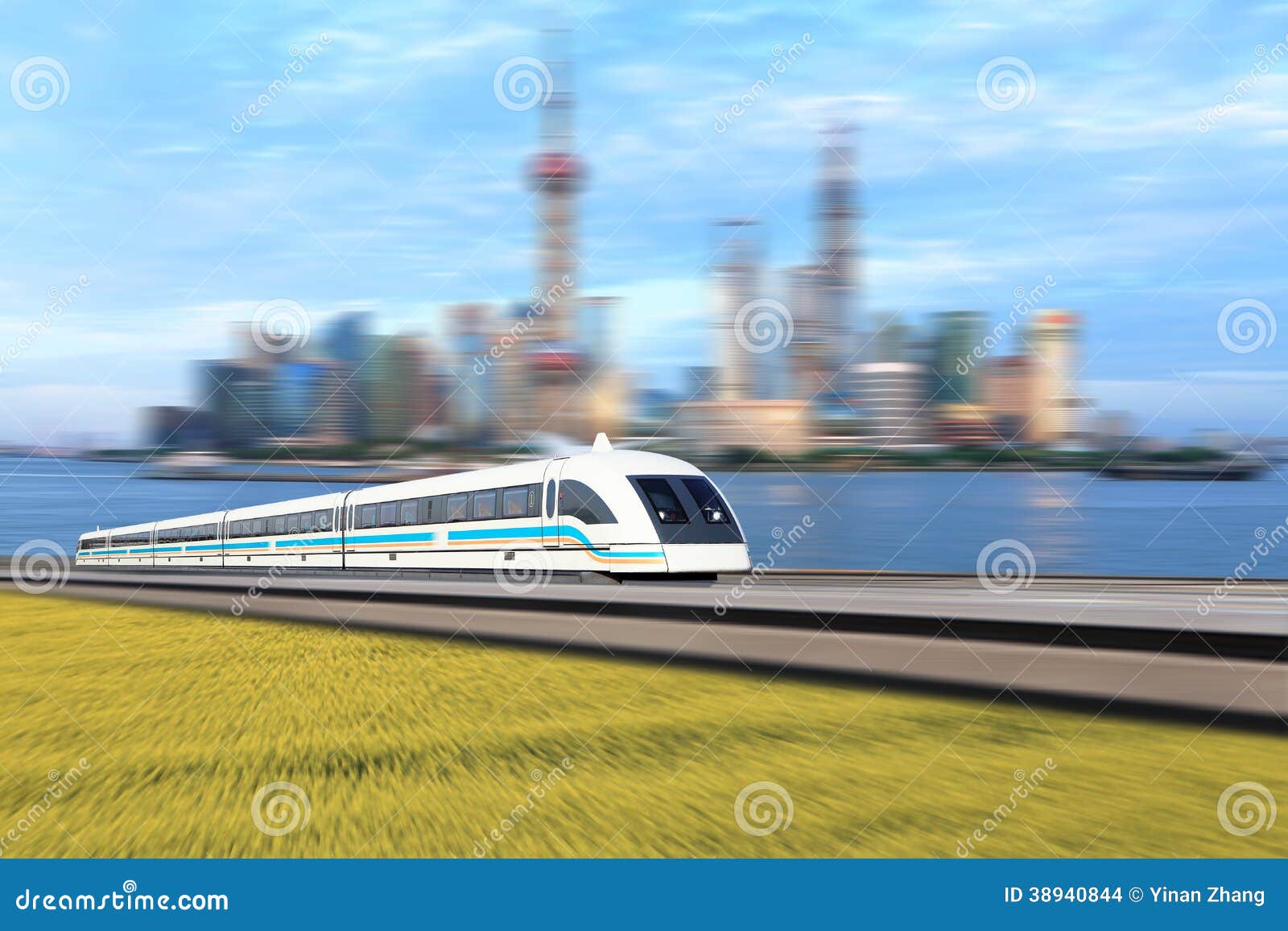 Trem de Maglev foto de stock. Imagem de fundo, especial - 38940844
