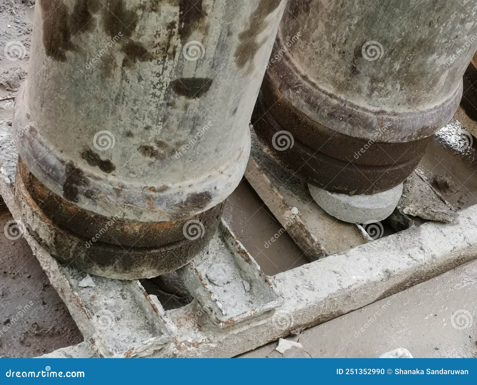 Tremie pipe stock photo. Image of pillar, wall, technology - 251352990