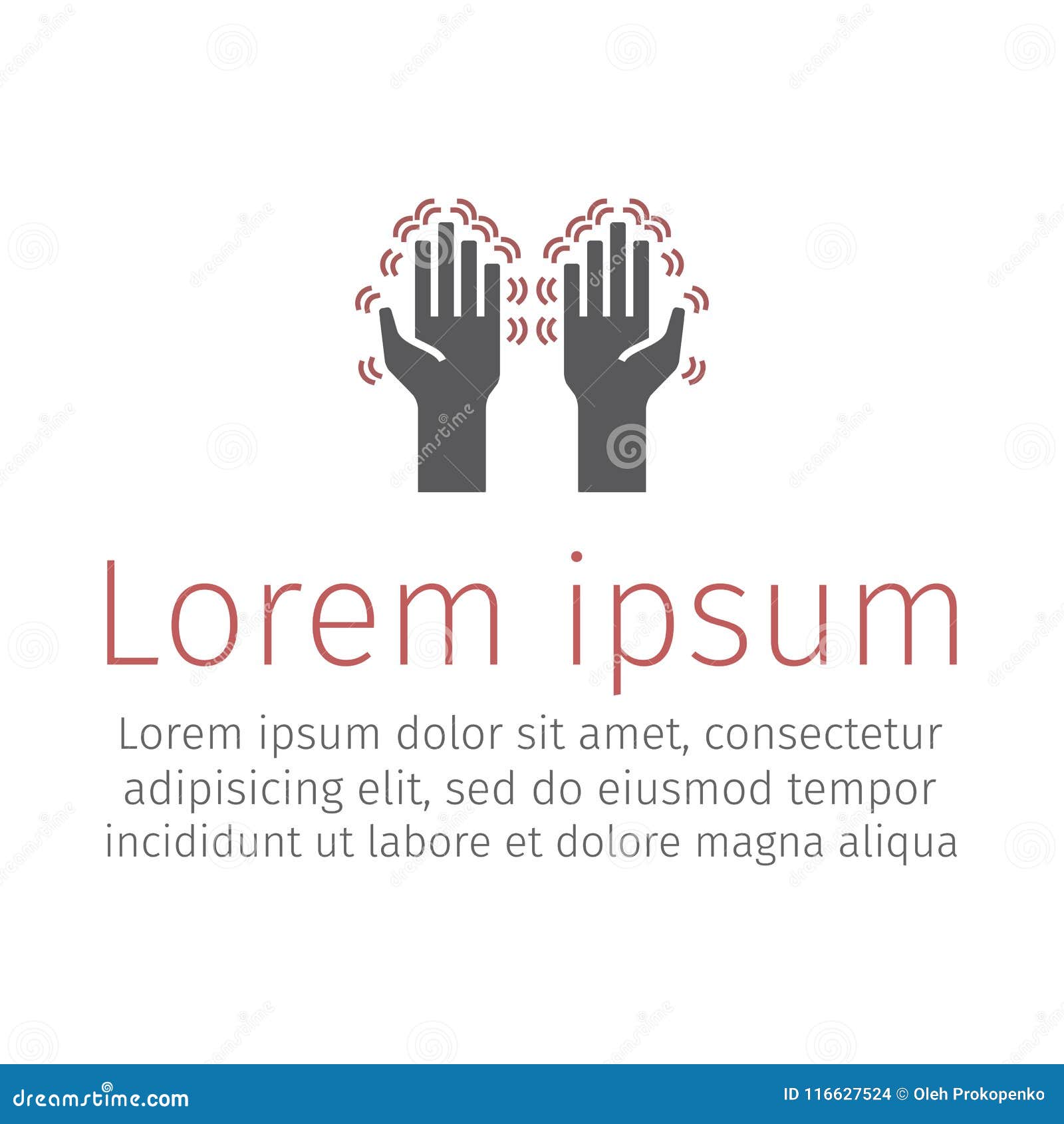 Tremor Hands. Vector Illustration Stock Vector - Illustration of ...