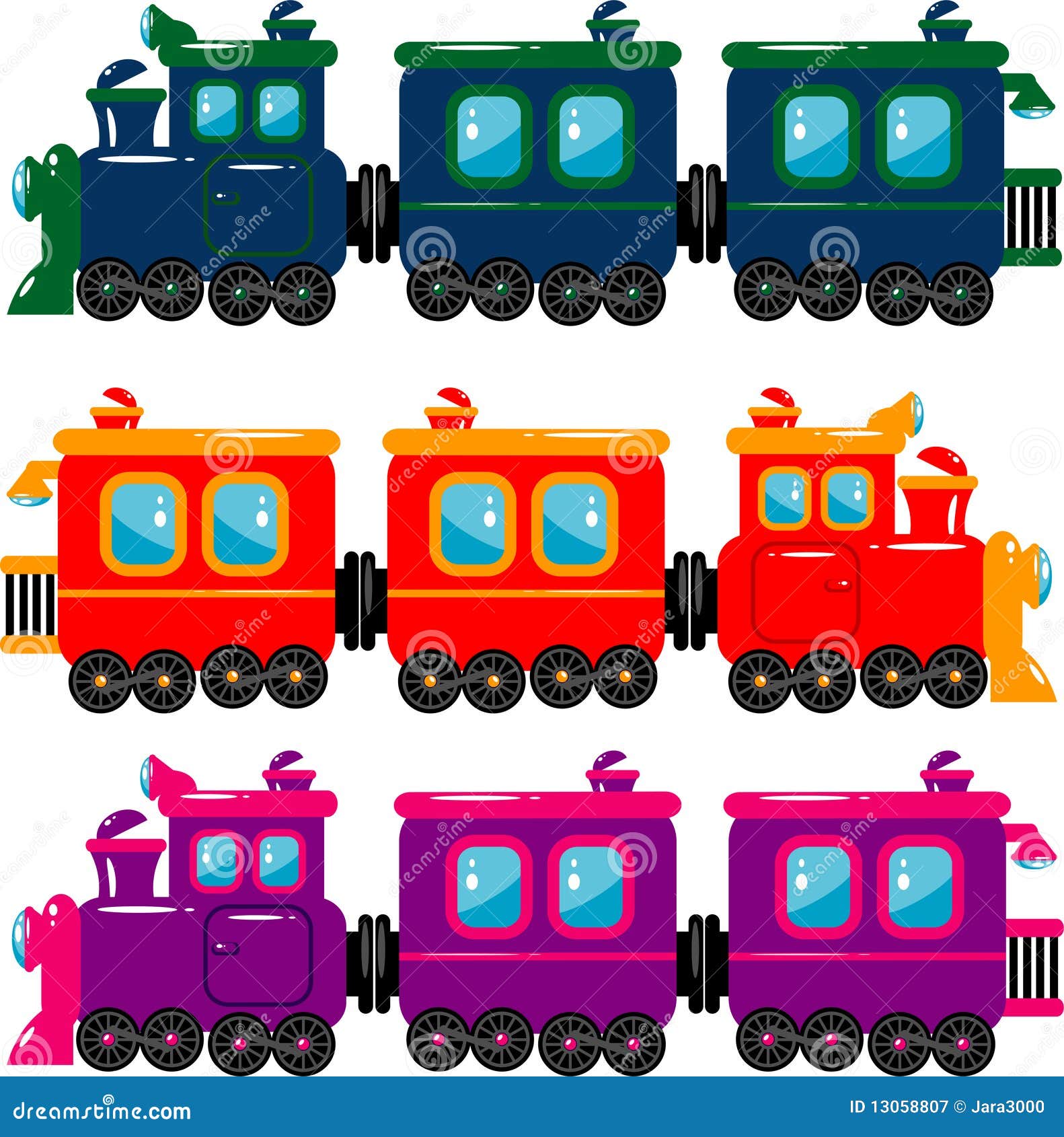 Tren ilustración del vector. Ilustración de motor, transporte - 13058807