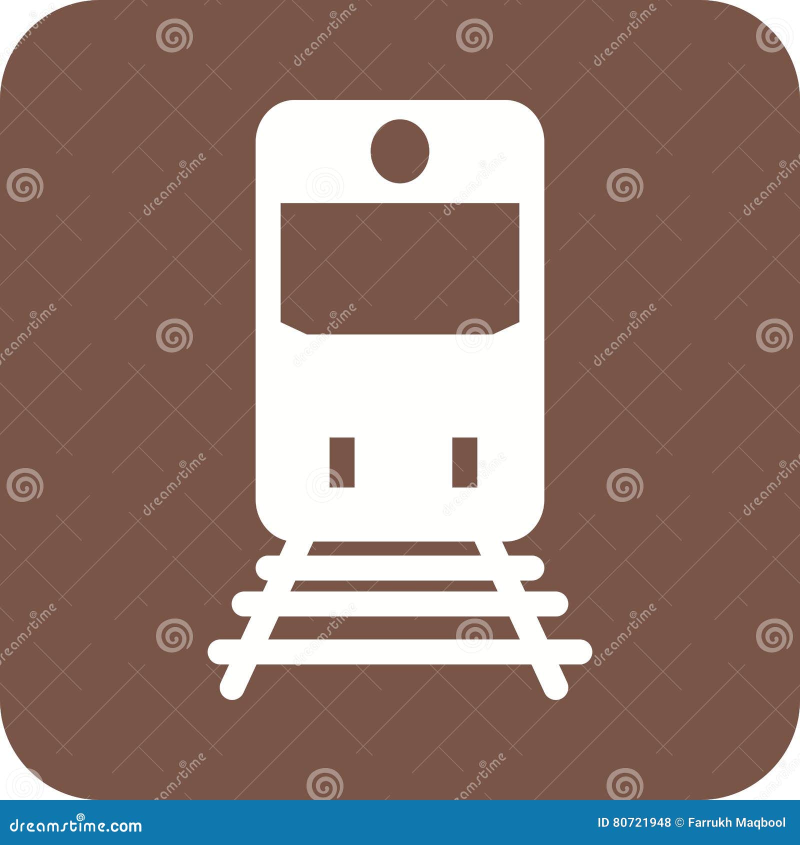 Tren ilustración del vector. Ilustración de acero, locomotora - 80721948