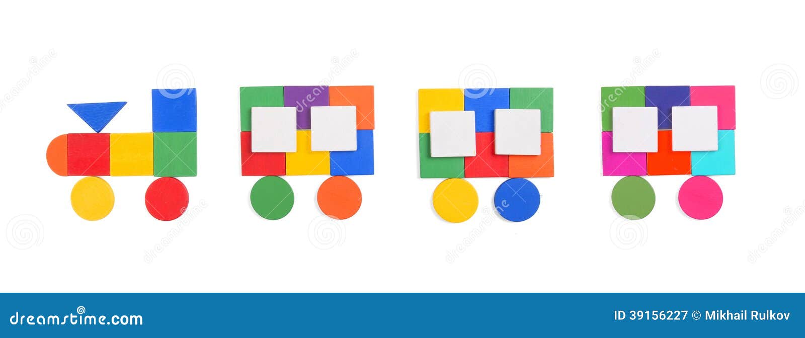 Tren De Figuras Geometricas - Estudiar