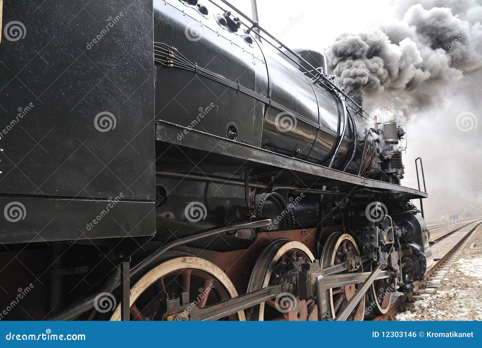 Tren Del Vapor En Treno Del Ferrocarril Un Vapore Foto De Archivo Imagen De Viaje Recorrido