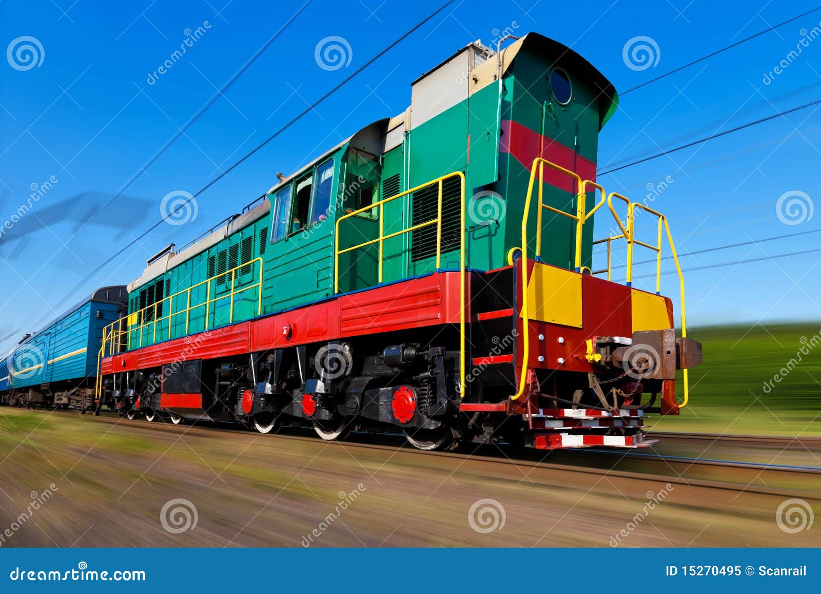 Tren Diesel De Alta Velocidad Imagen de archivo - Imagen de viaje ...