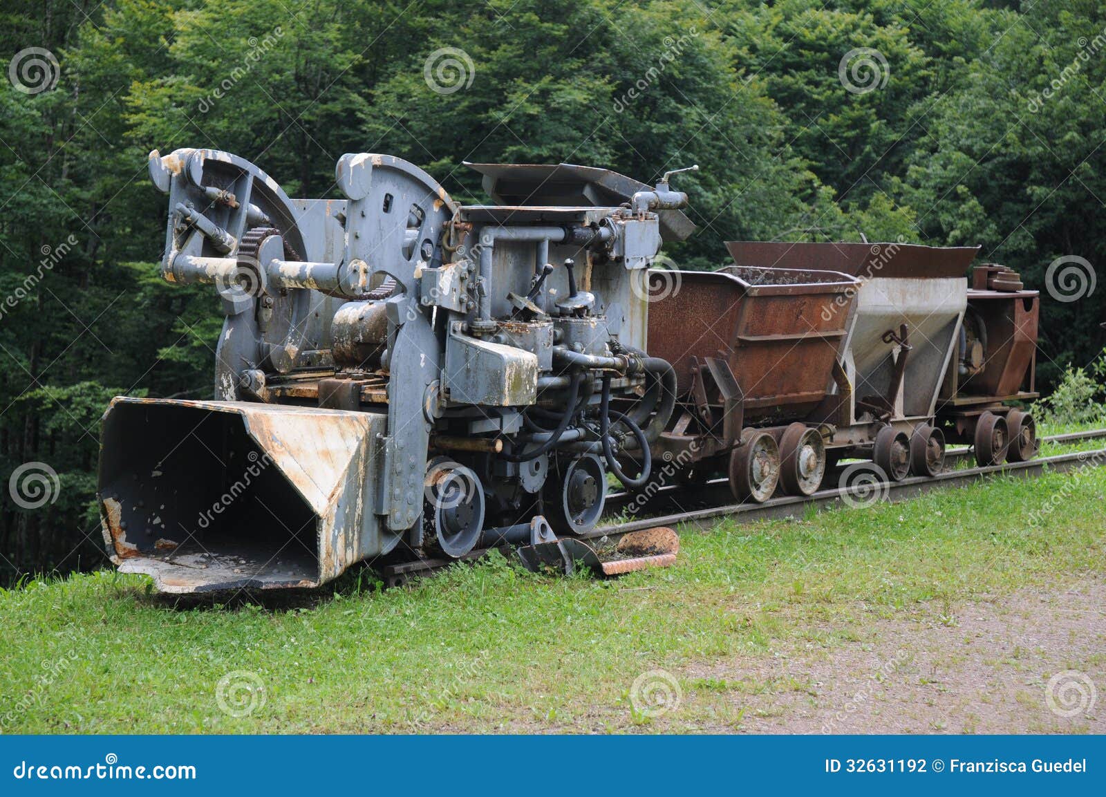 Tren minero foto de archivo. Imagen de historia, tren - 32631192