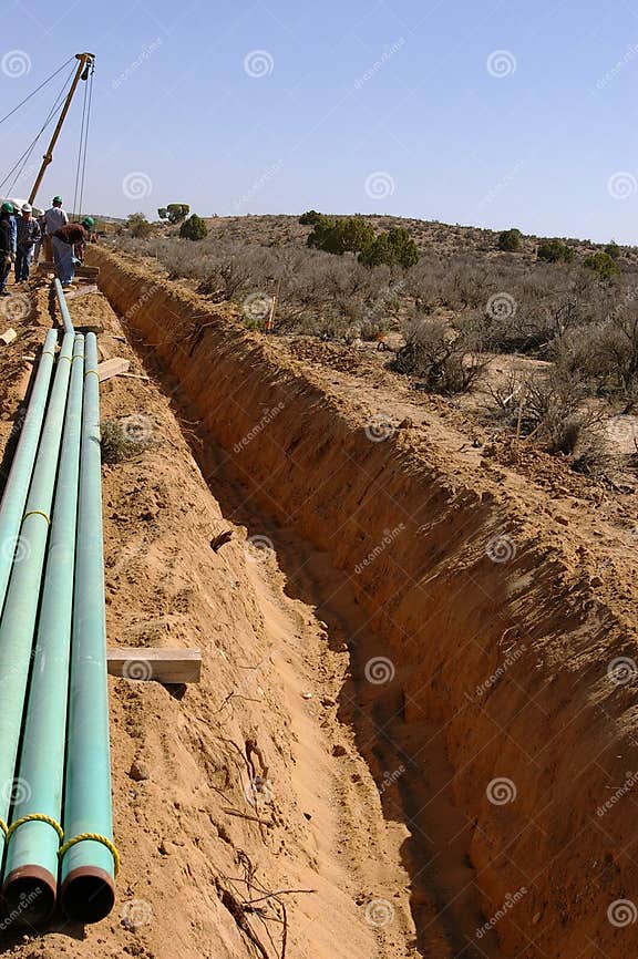 Trench stock photo. Image of tube, energy, ditch, natural - 5191584