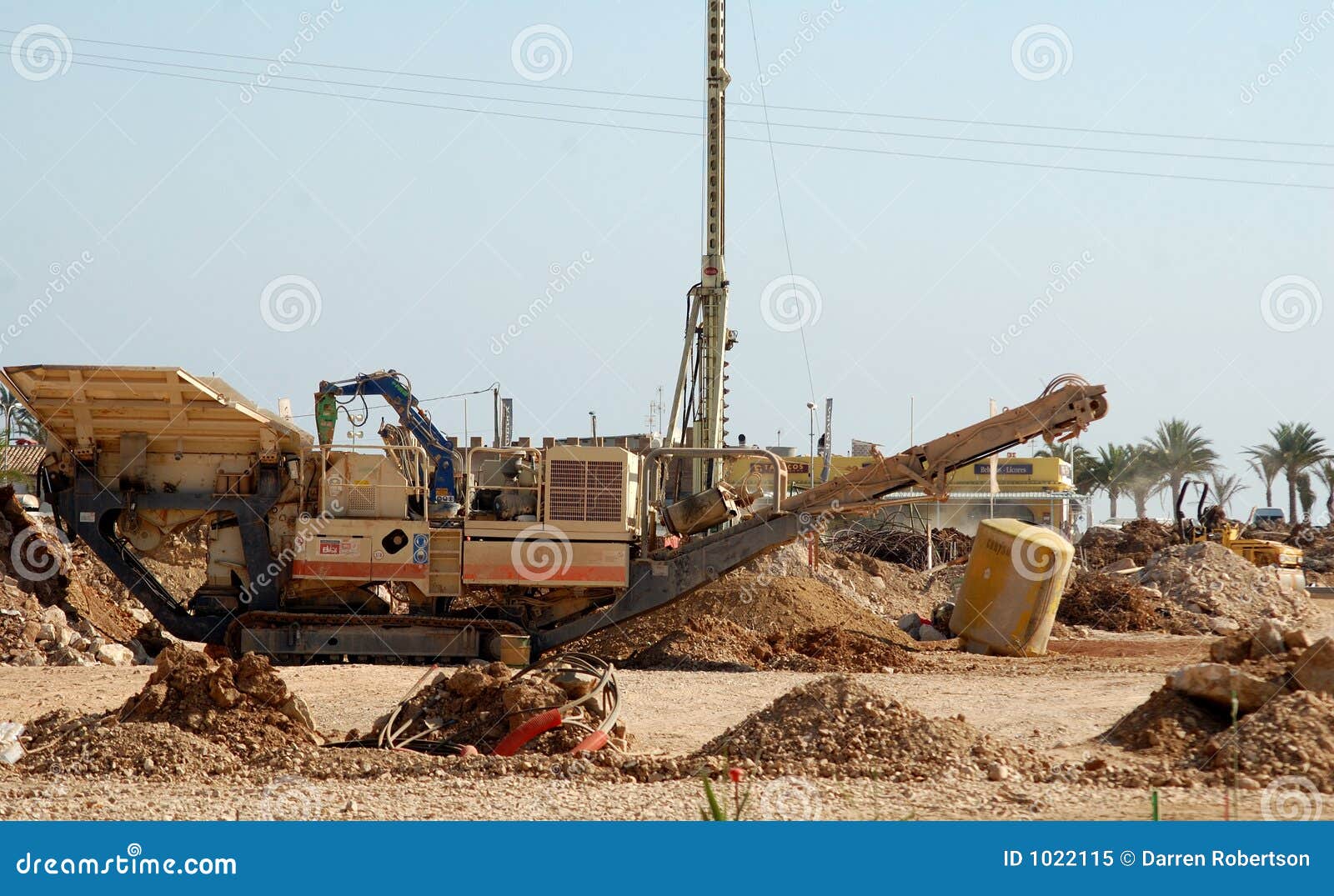 Trench Digger Royalty Free Stock Photo - Image: 1022115