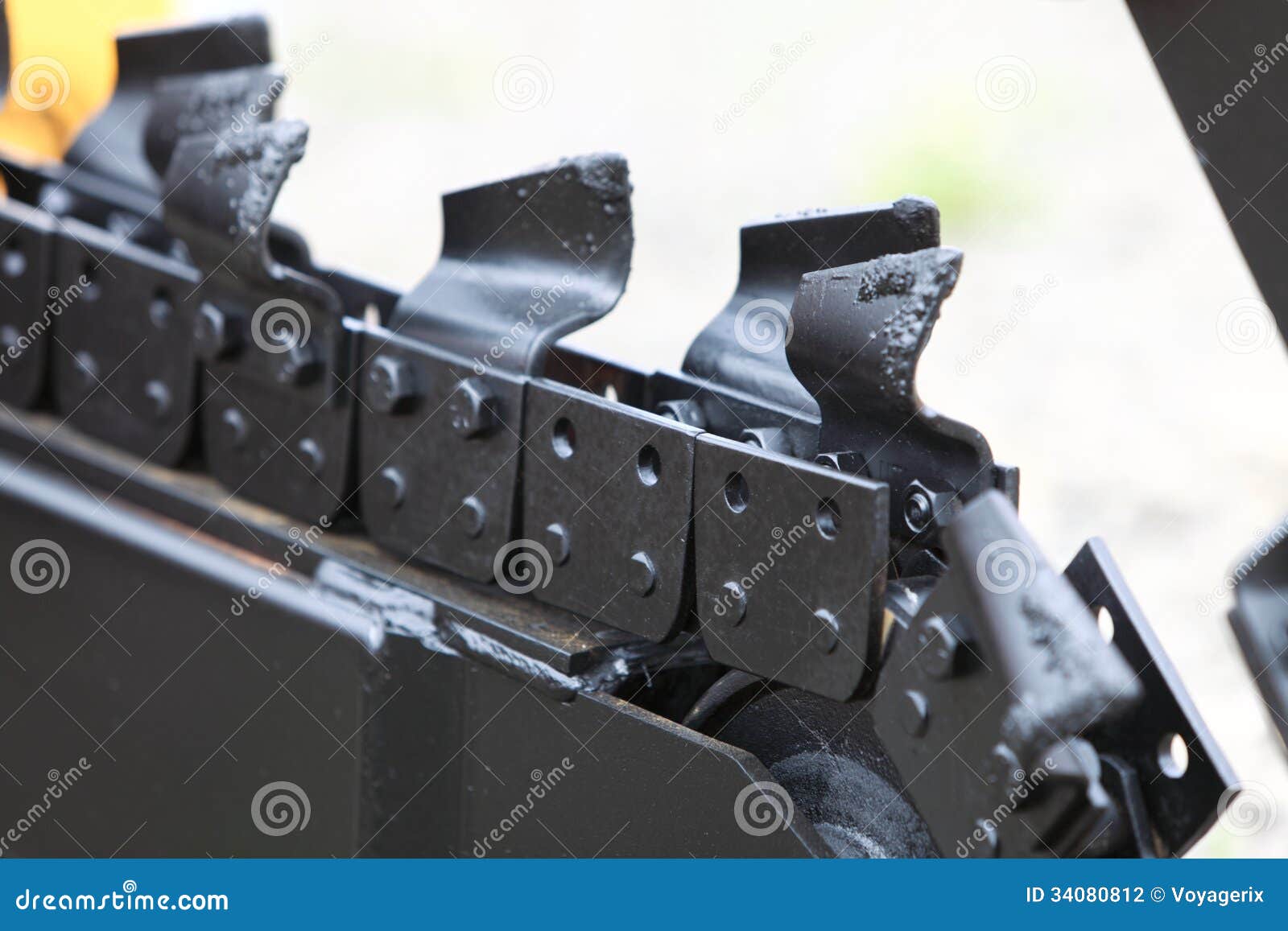 Trench Digger Machine for Trenching Stock Photo - Image of tool ...