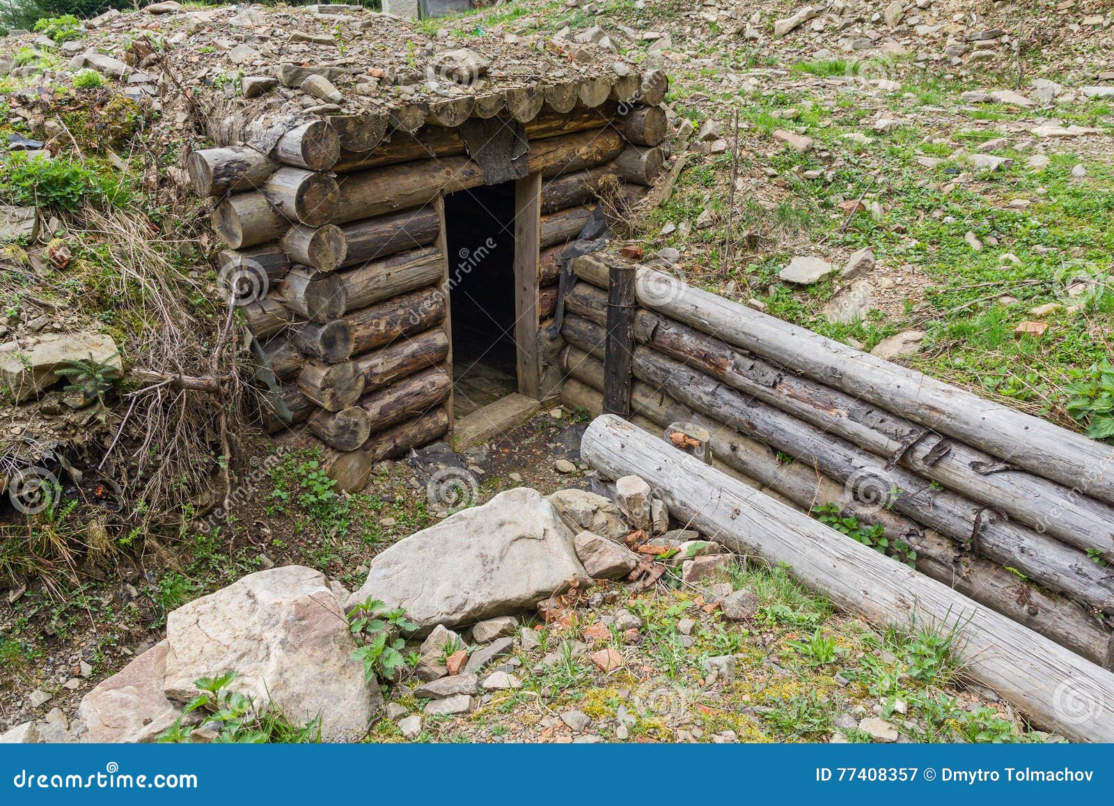 Trench Dug-out or during the Second World War Stock Image - Image of ...