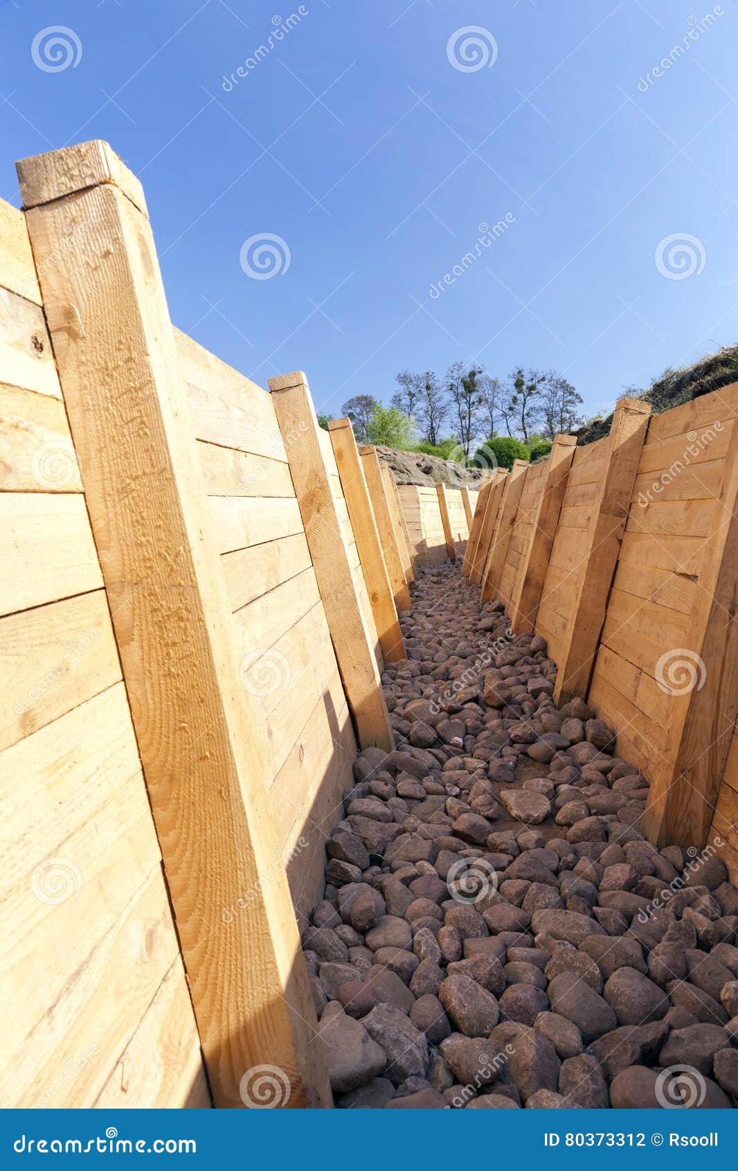 Trenches for combat stock photo. Image of army, plant - 80373312