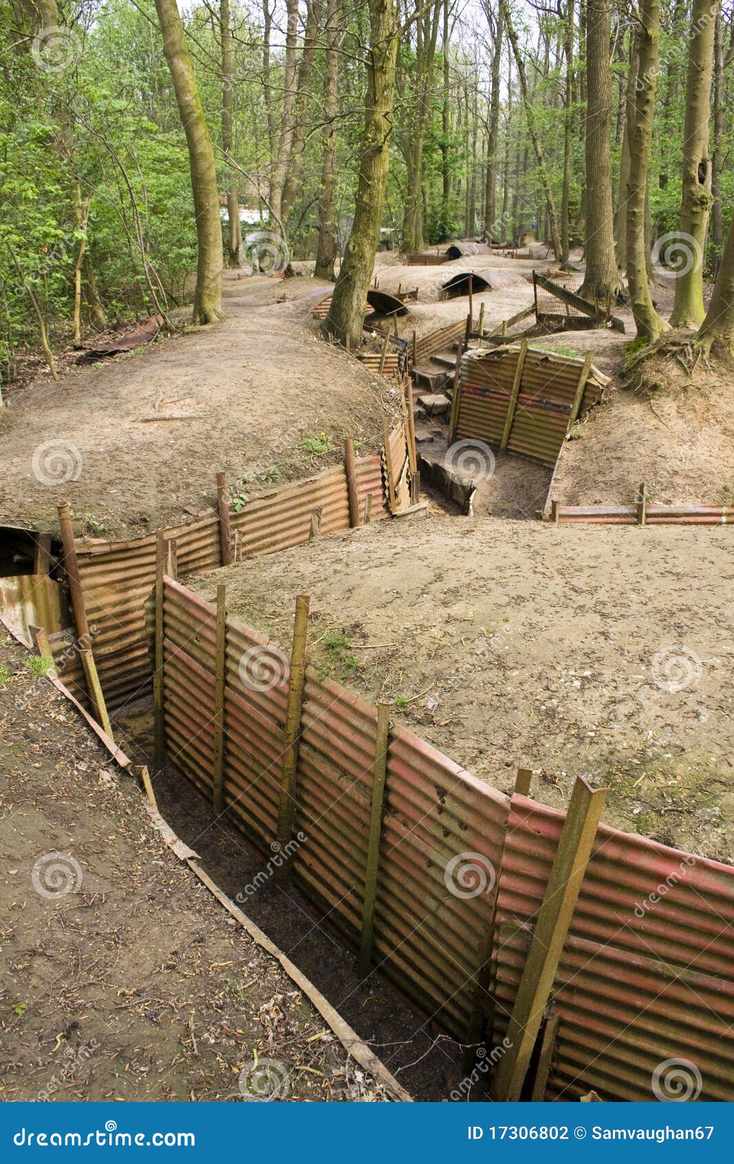 Trenches of the First World War Stock Photo - Image of trenches ...