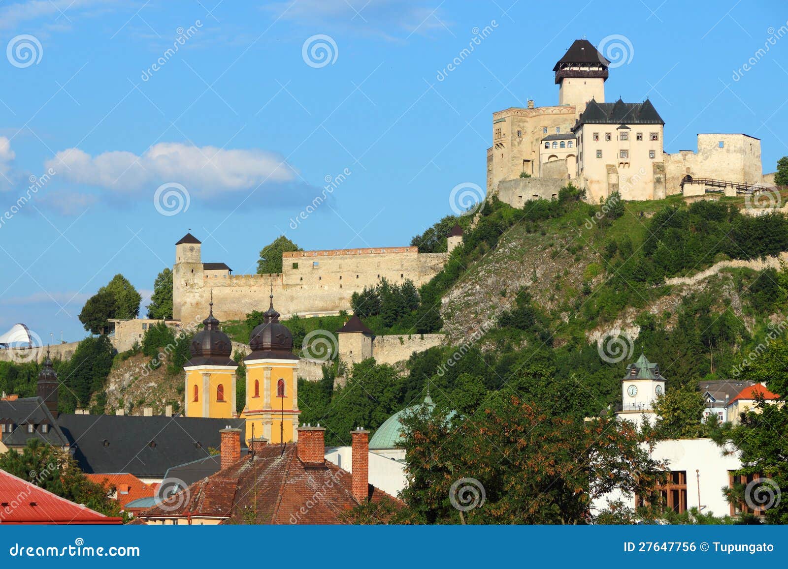 Trencin, Slovakia stock photo. Image of travel, povazie - 27647756