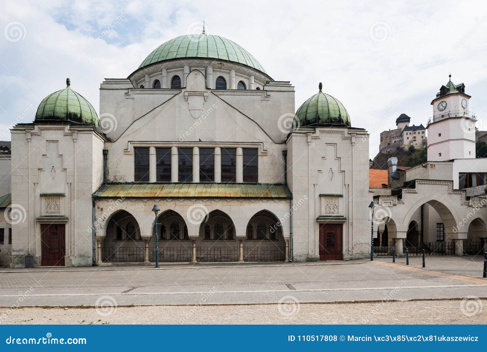 Trencin in Slovakia. Old Synagogue. Editorial Stock Photo - Image of ...