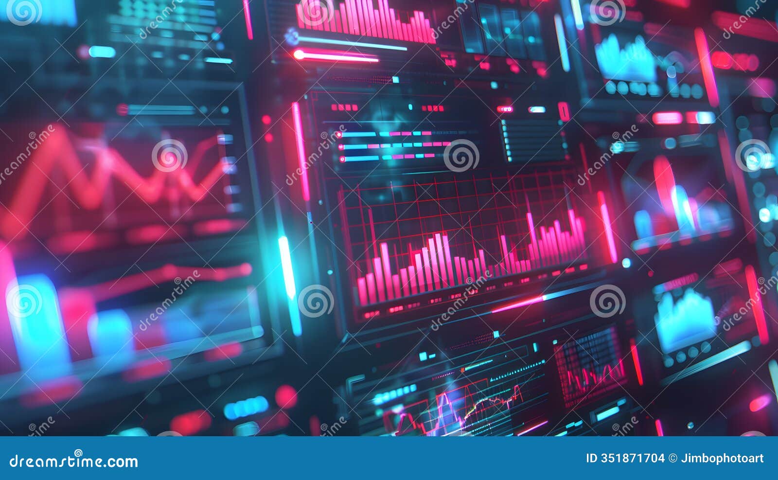 Dynamic Data Flow 3D Stream Art Merges Cyberpunk, Blockchain ...