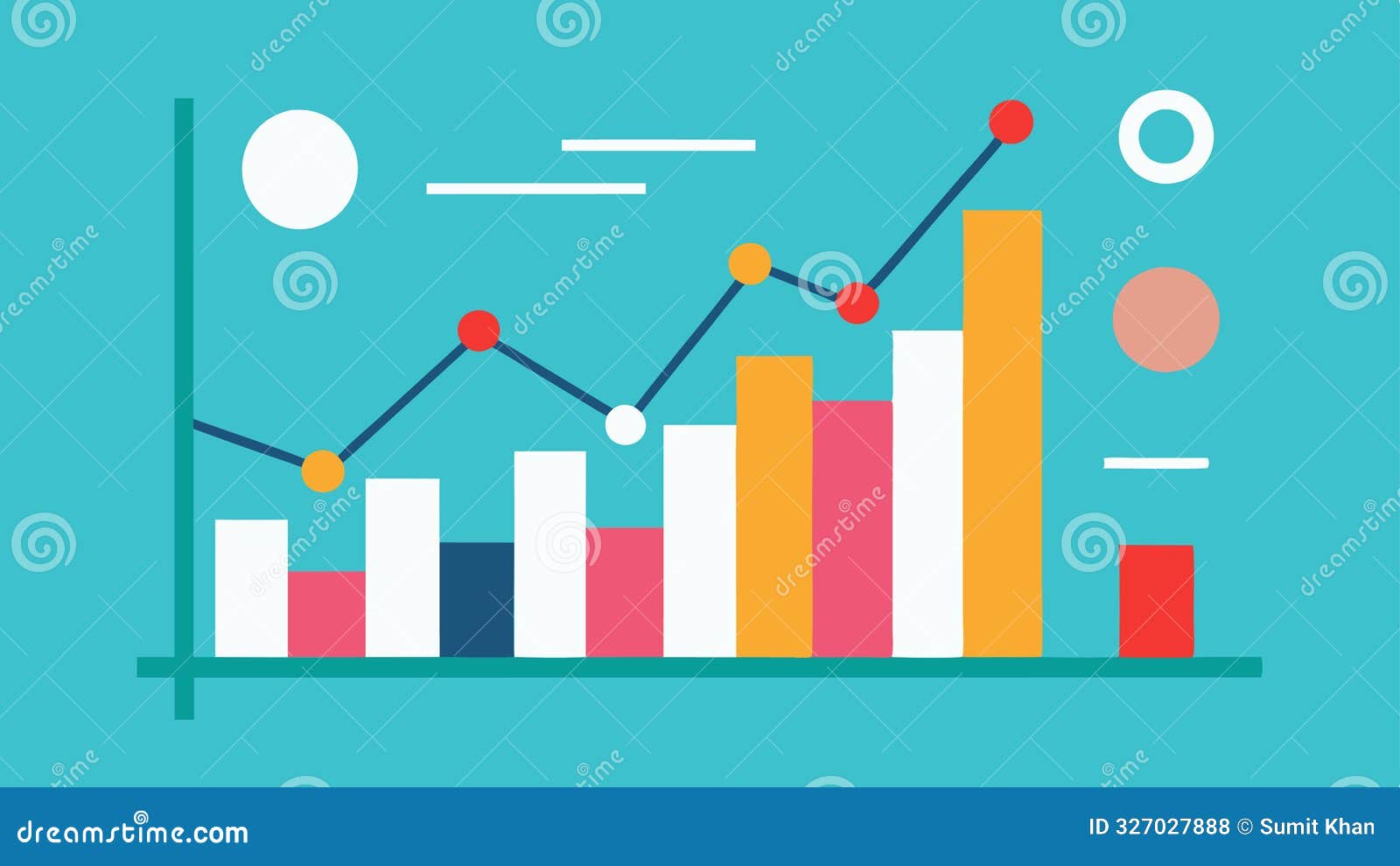 Trend Analysis Vector Graphic Design Stock Illustration - Illustration ...