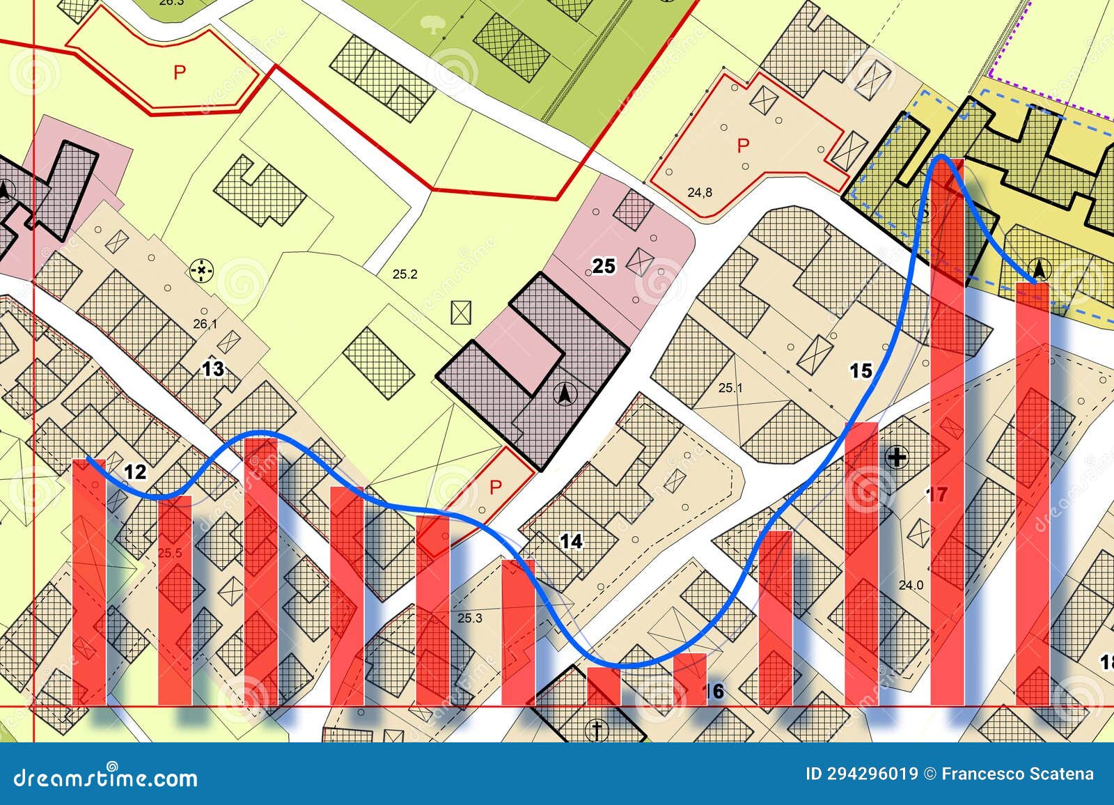 Imaginary General Urban Plan Concept - Zoning Regulations With Zoning ...
