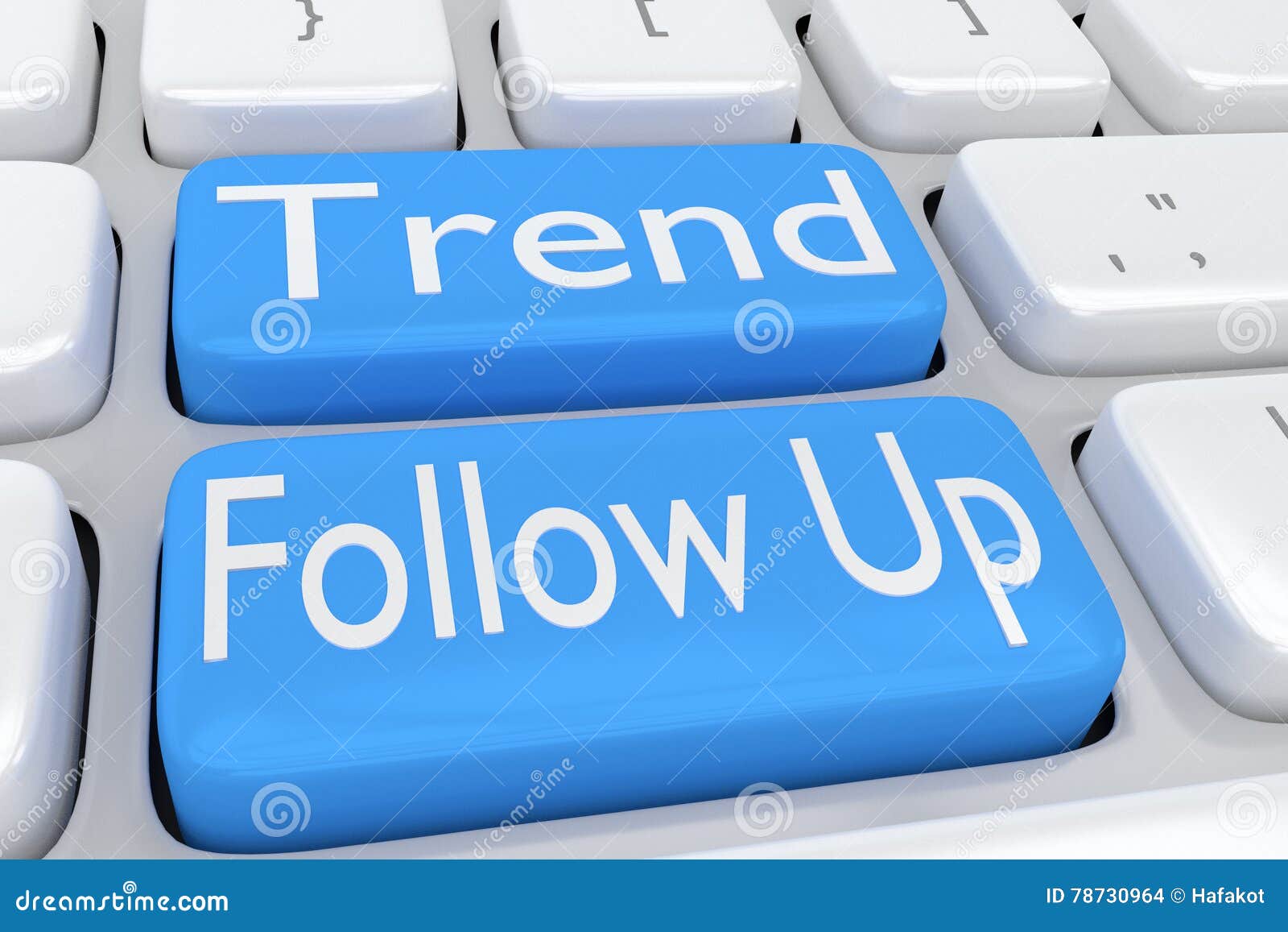 Trend Follow Up concept stock illustration. Illustration of market ...