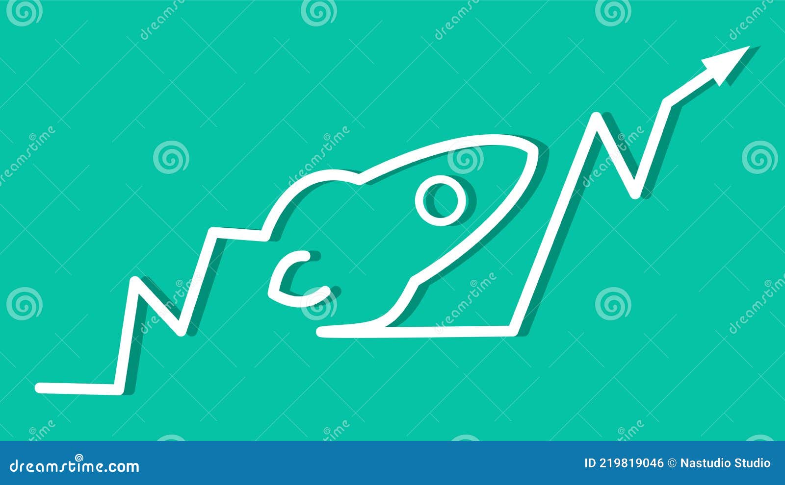 Uptrend Trend Definition Flat Icon - Bullish Chart Pattern Figure ...