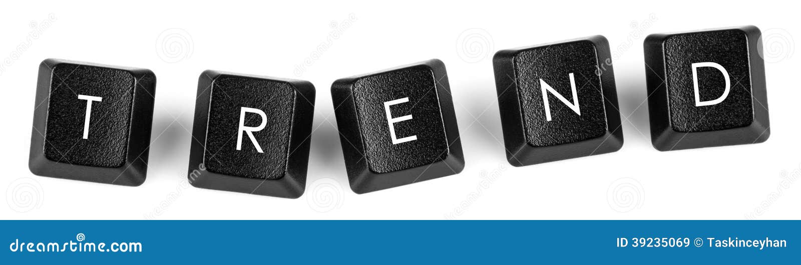 Trend on keyboard buttons stock image. Image of alphabet - 39235069