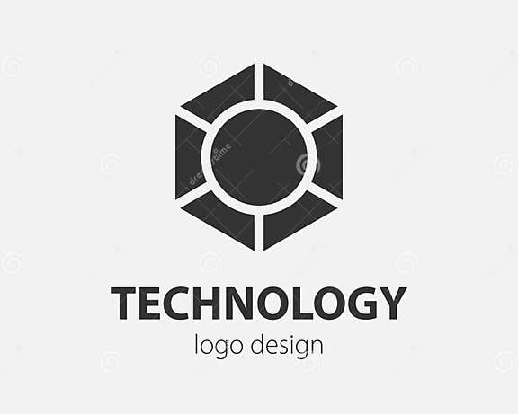Trend Logo Vector Hexagon Tech Design. Technology Logotype for Smart ...