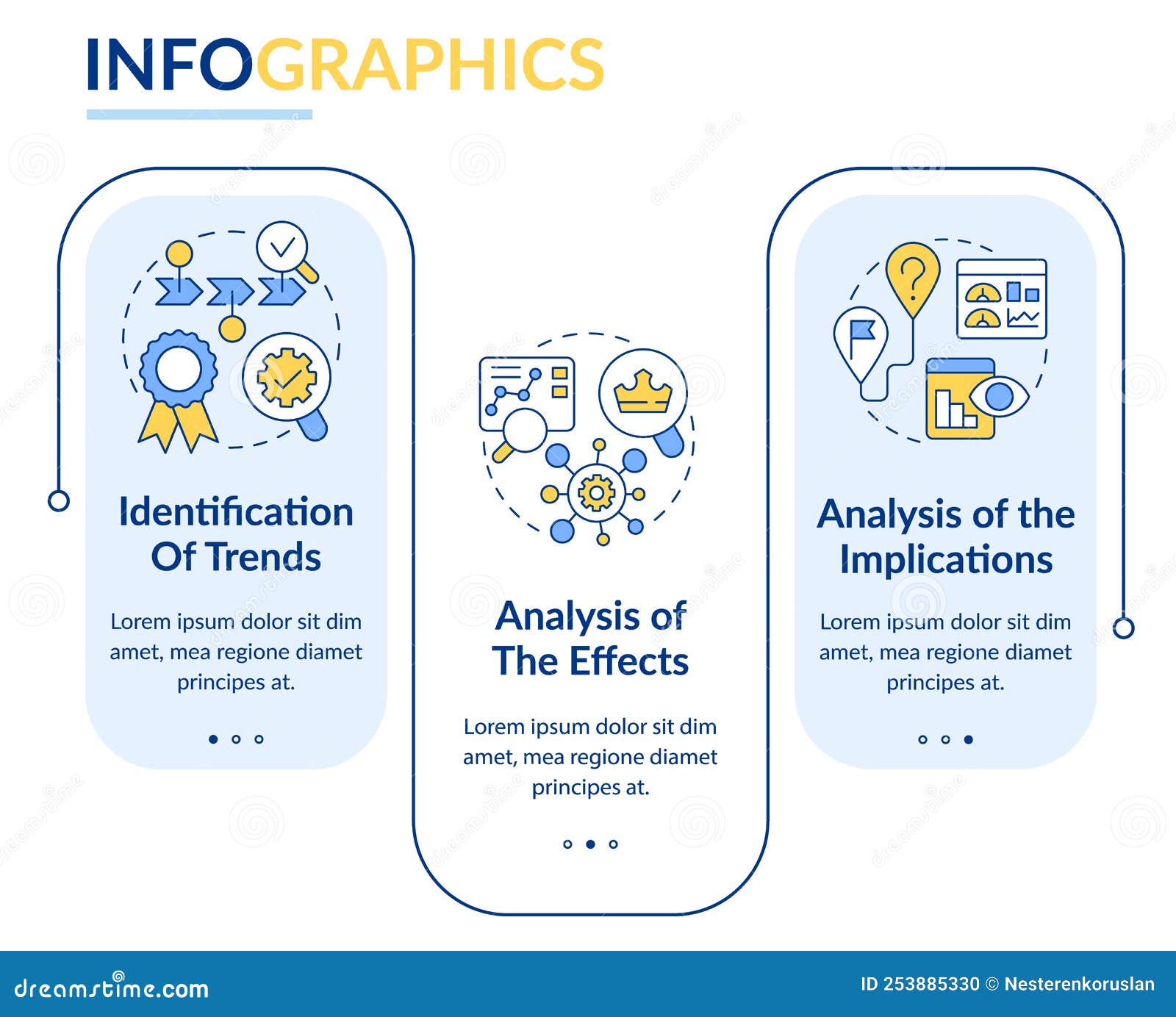 Trend Management Includes Rectangle Infographic Template Stock Vector ...