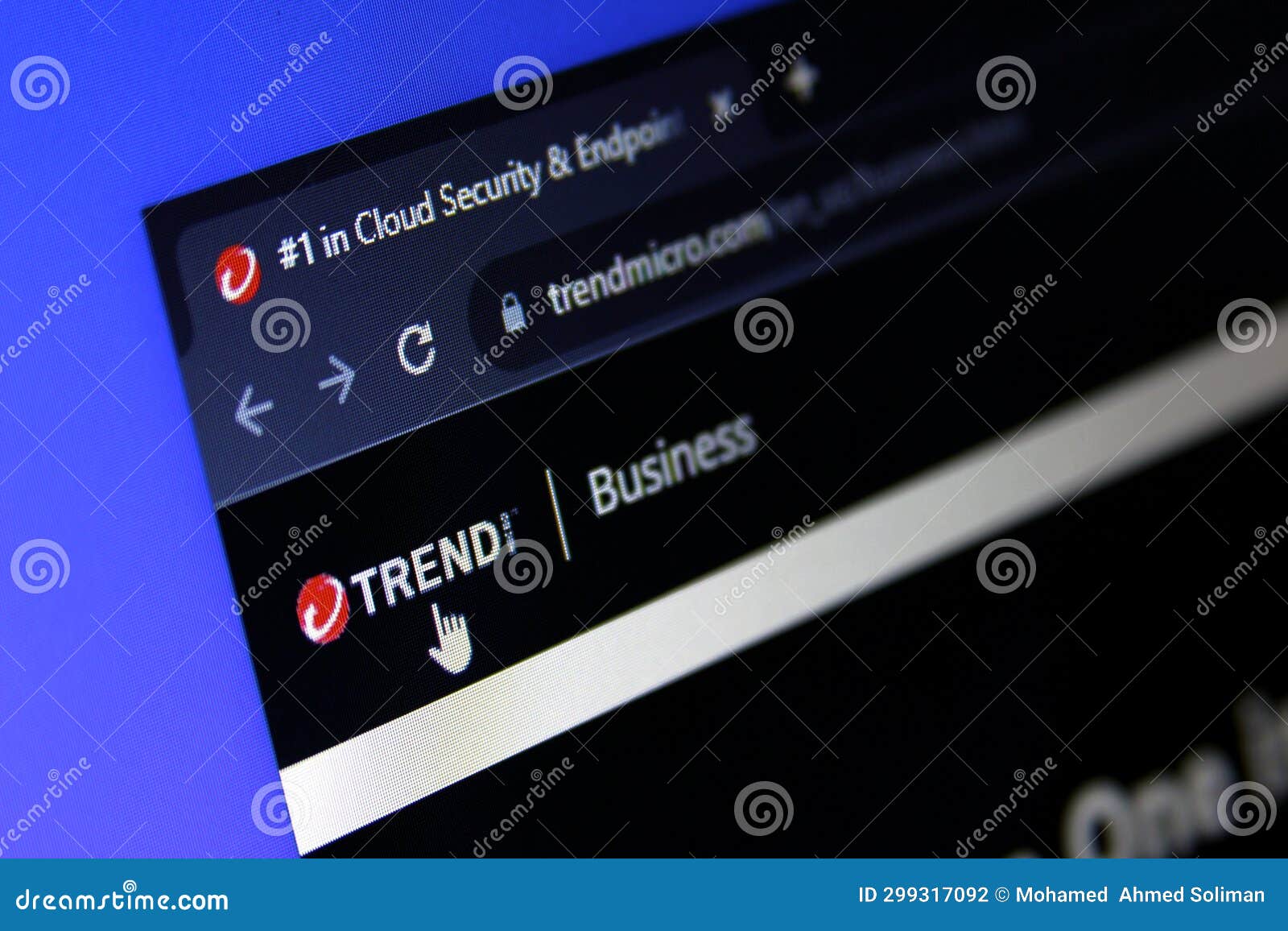 Trend Micro Cybersecurity Company Editorial Photography - Image of page ...