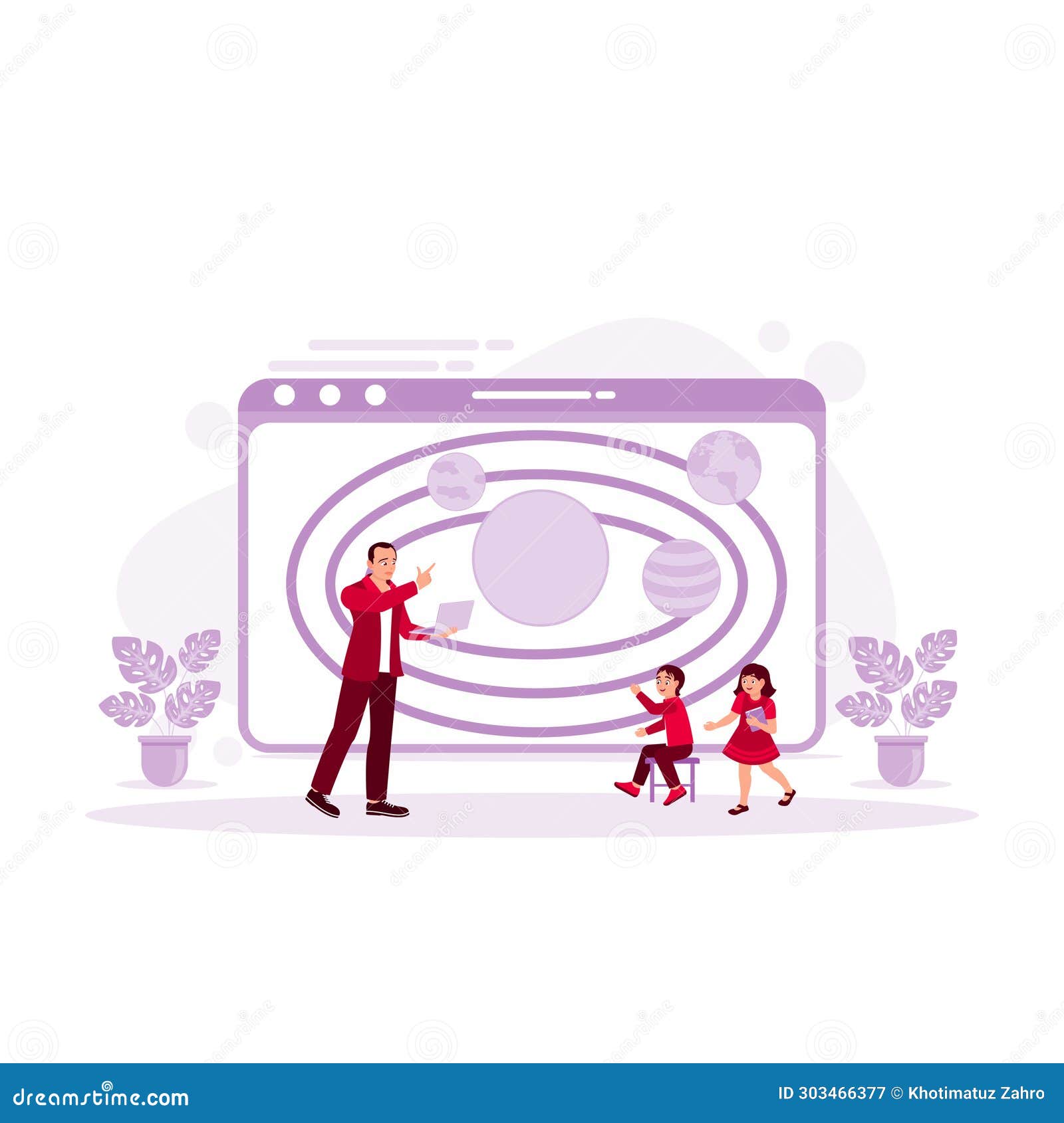 Teacher and Student Using Digital Tablet Computer with Augmented ...