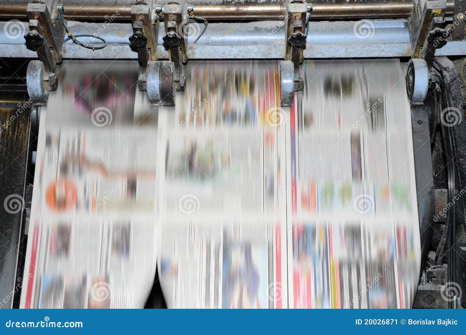 Trend Offset Printing stock image. Image of press, speed - 20026871