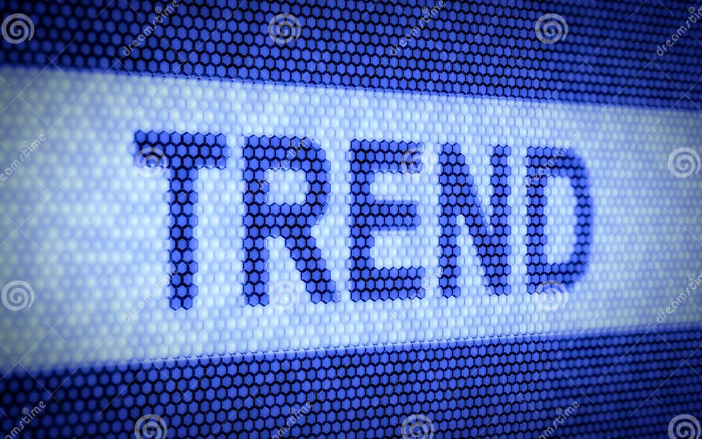 Trend screen stock illustration. Illustration of infrastructure - 25902482