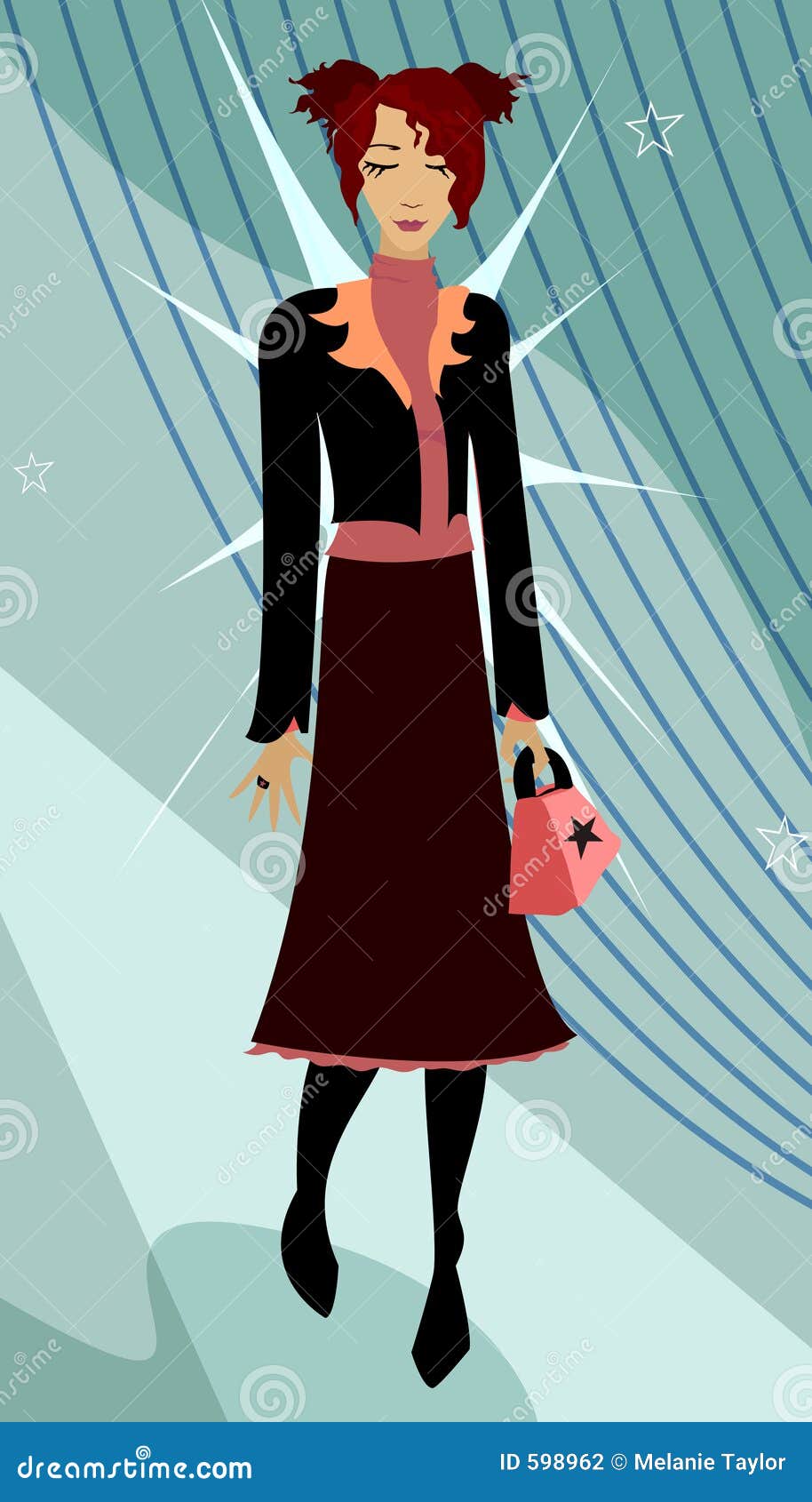 Trend Setter Vector Illustration | CartoonDealer.com #598962