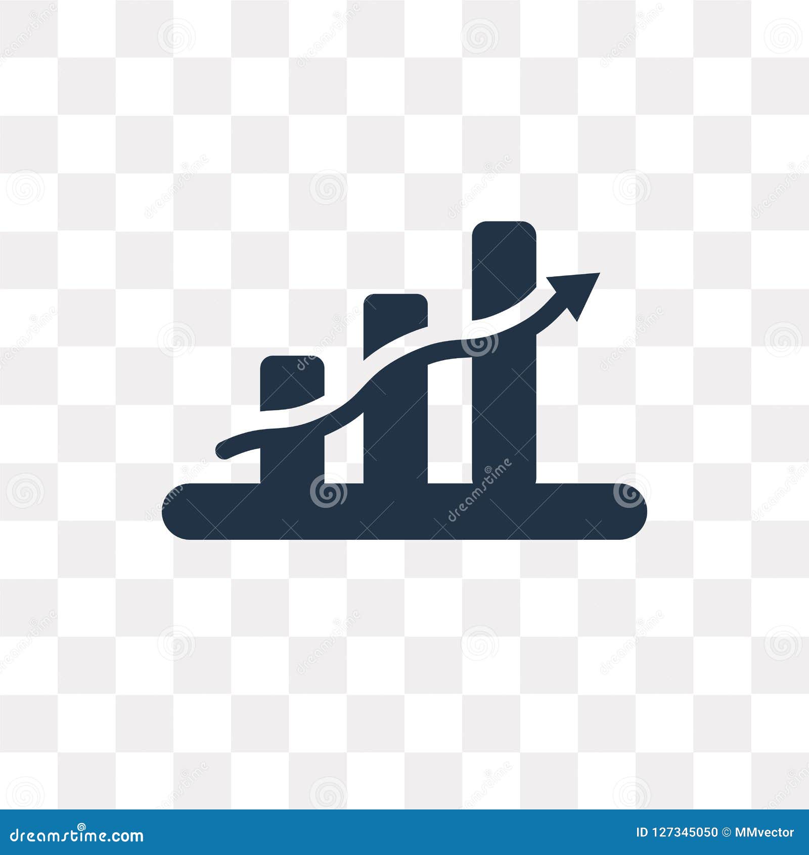 Trend Vector Icon Isolated on Transparent Background, Trend Tra Stock ...