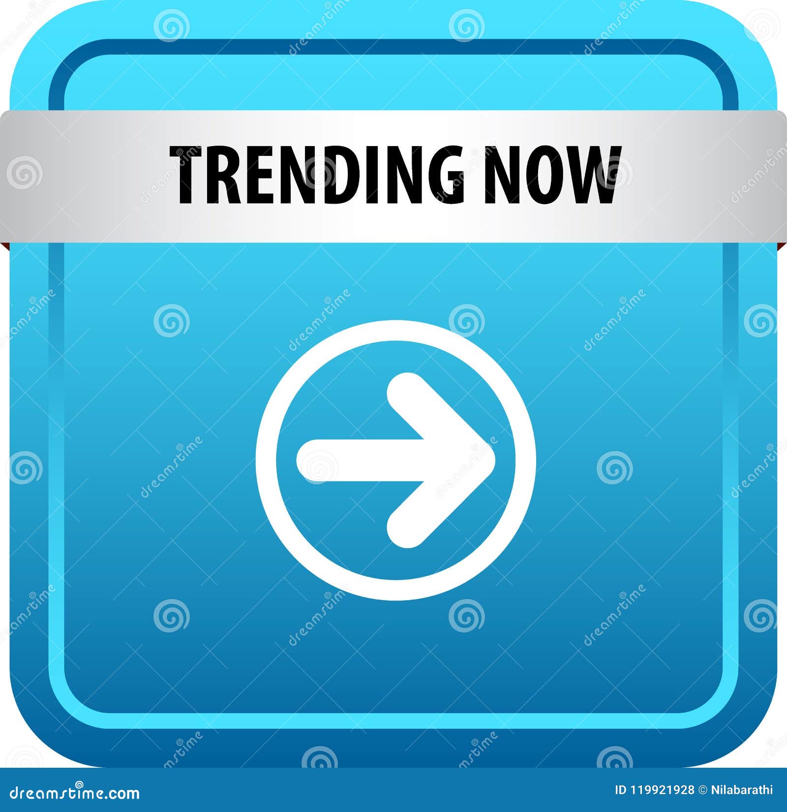 Trending now web button stock illustration. Illustration of icon ...