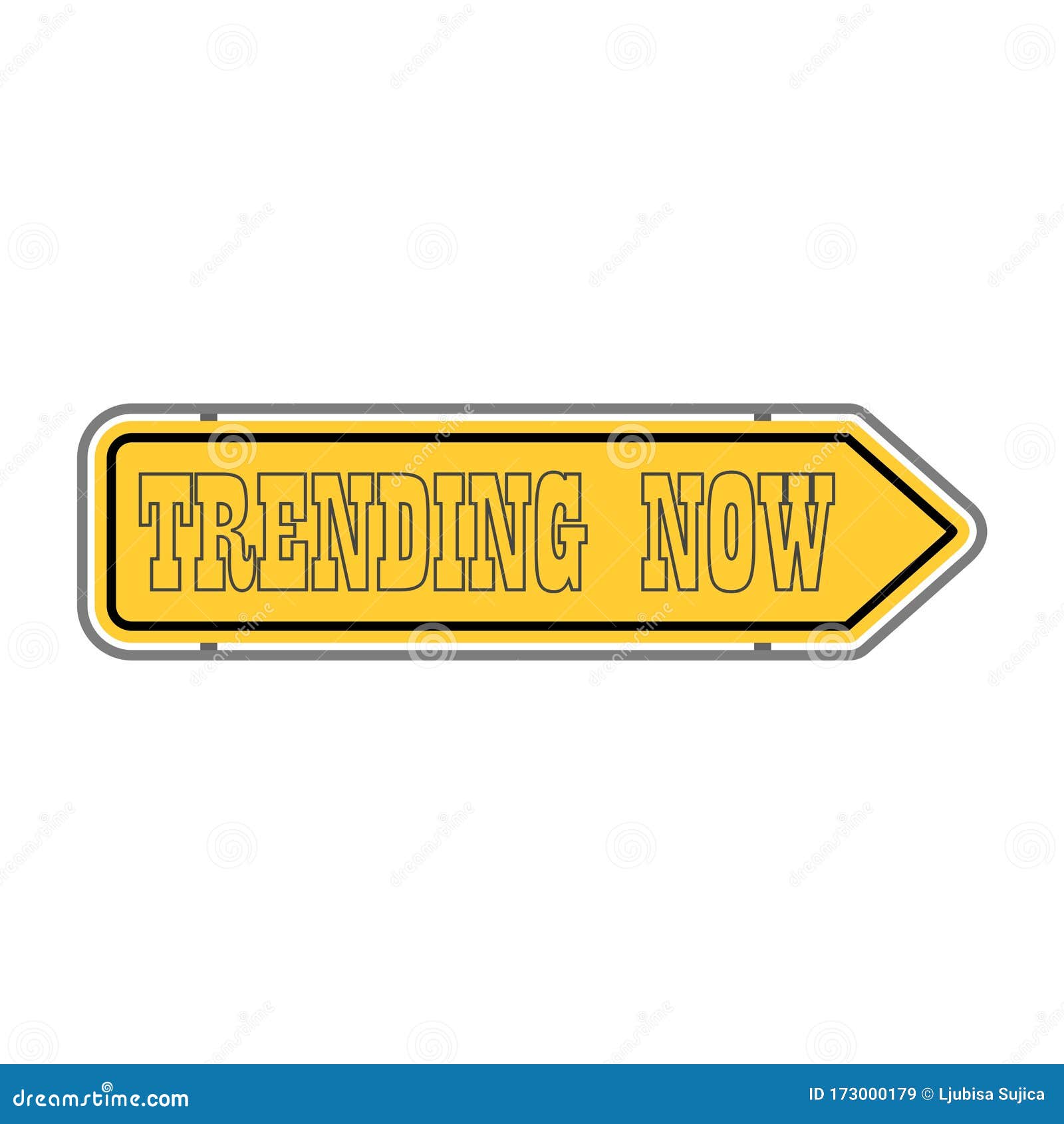 Trending now icon stock vector. Illustration of isolated - 173000179