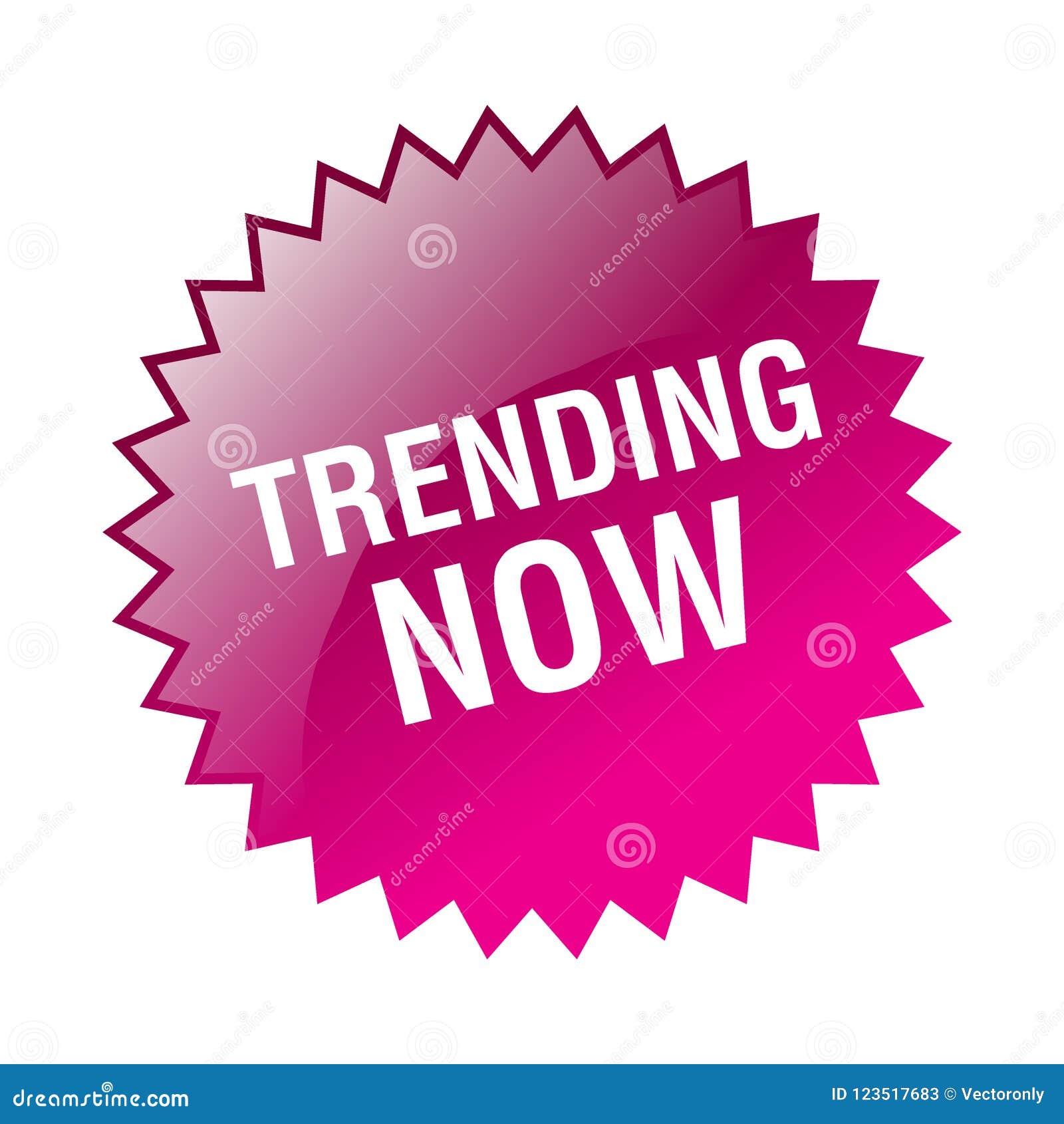 Trending now stock vector. Illustration of internet - 123517683