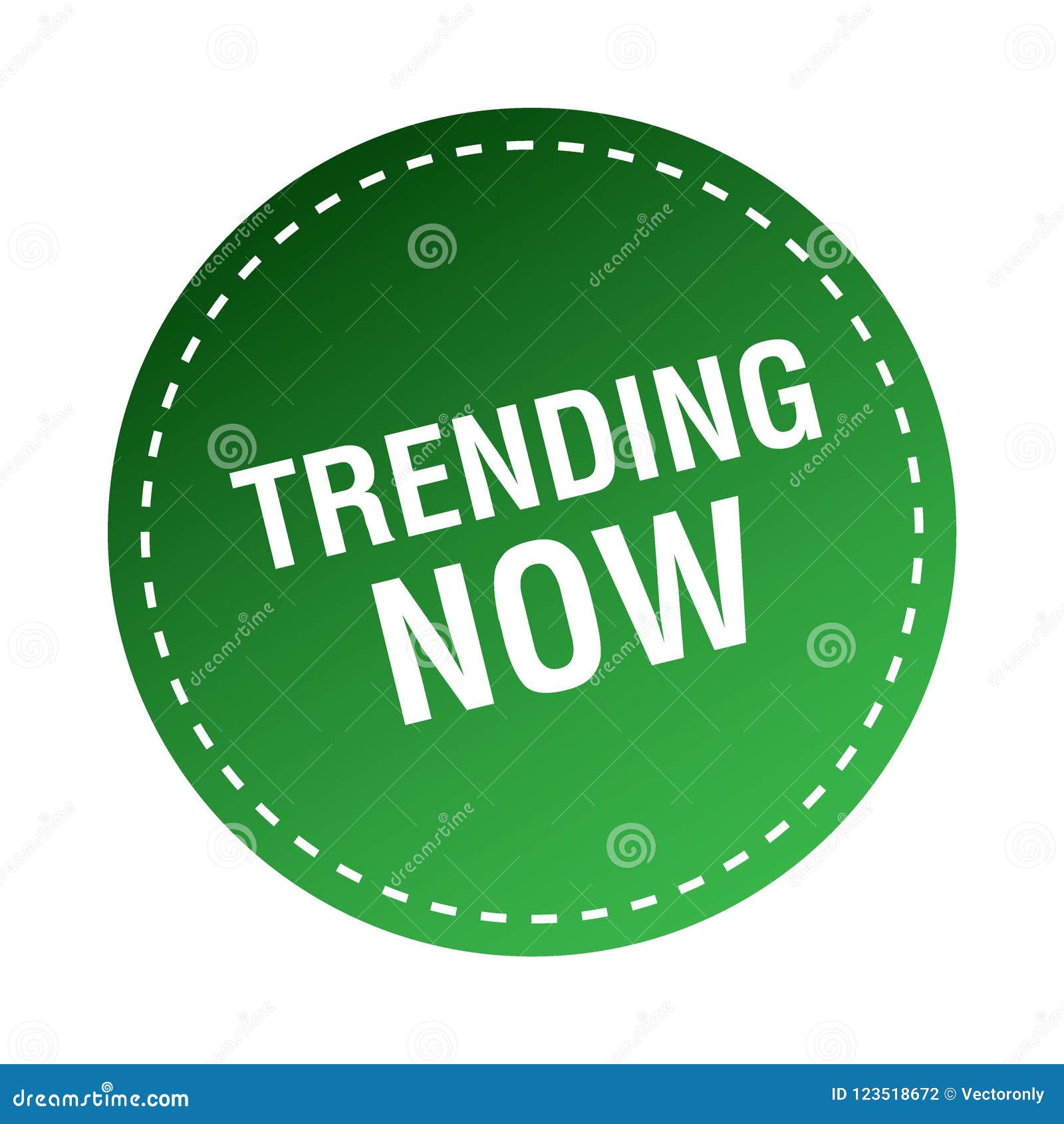 Trending now stock vector. Illustration of application - 123518672