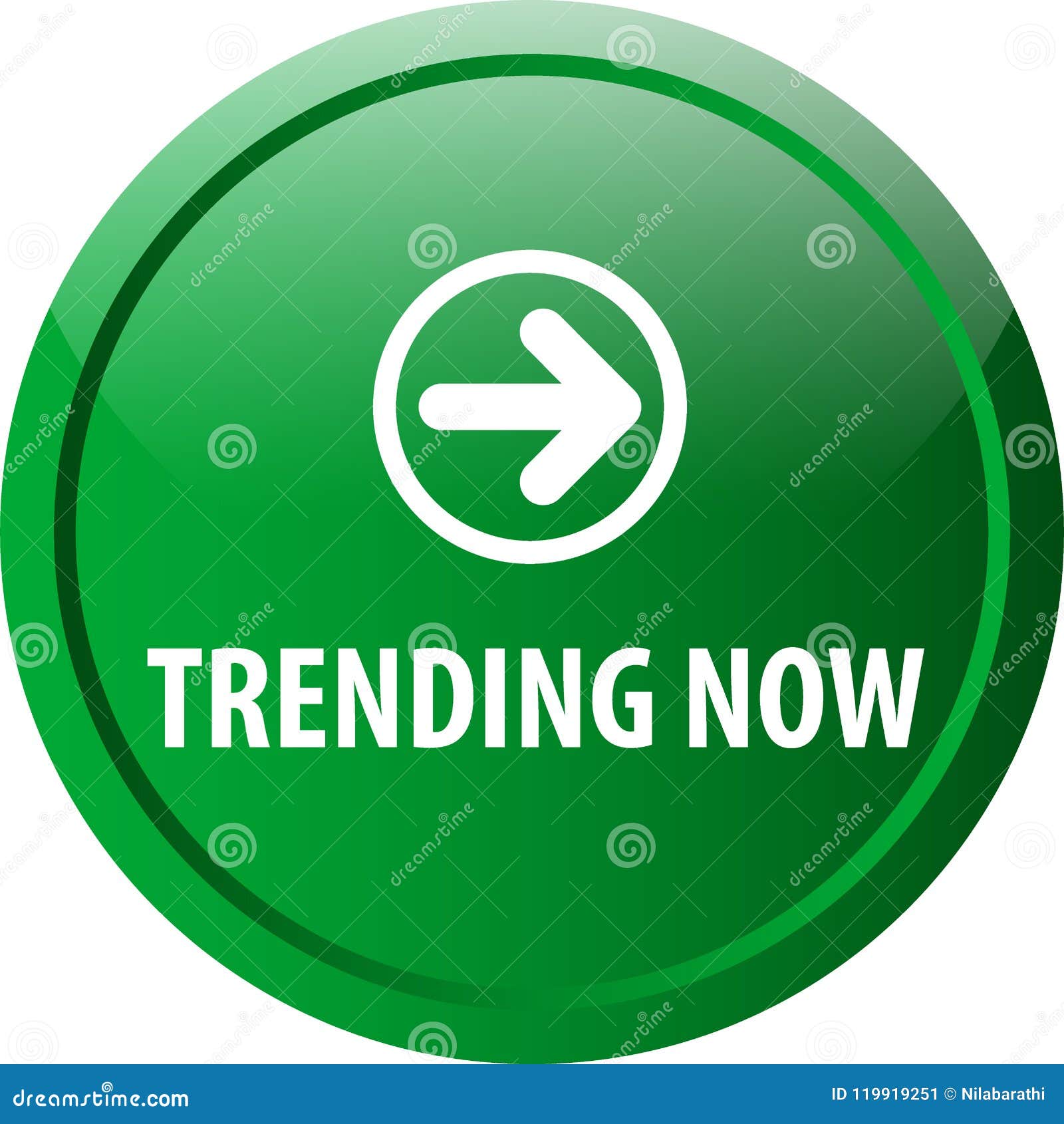 Trending now web button stock illustration. Illustration of ...