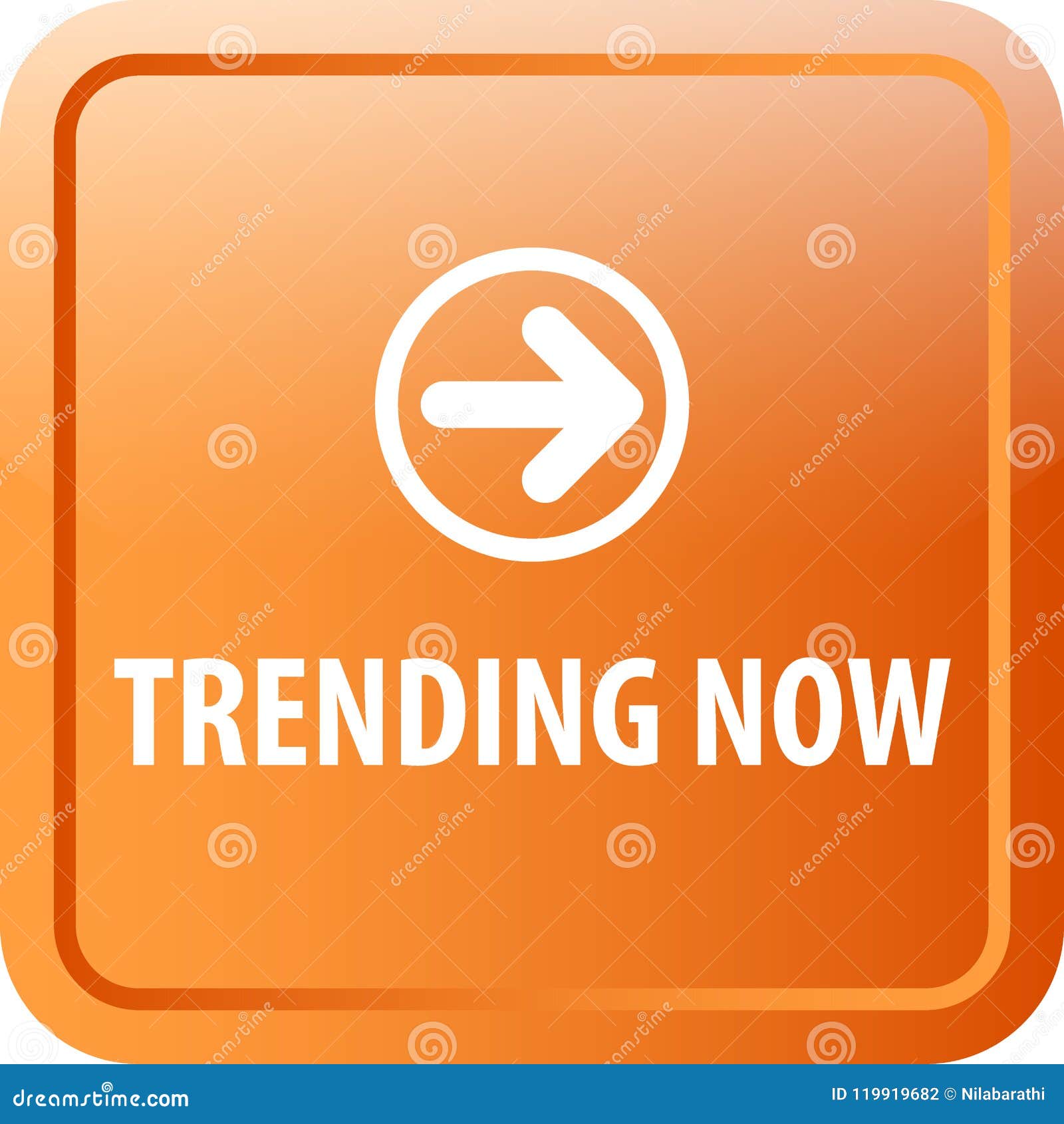 Trending now web button stock illustration. Illustration of ...