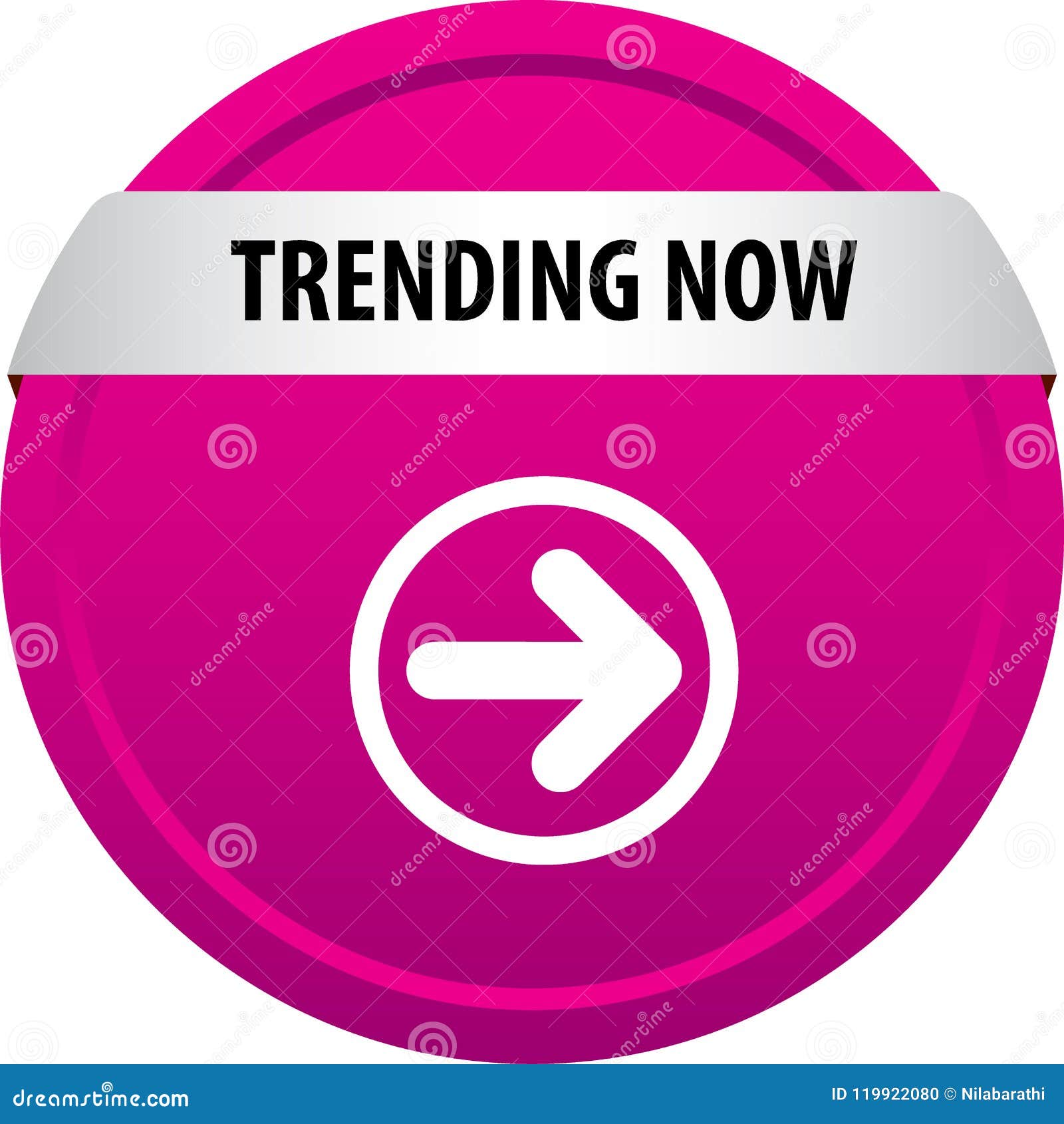 Trending now web button stock illustration. Illustration of button ...