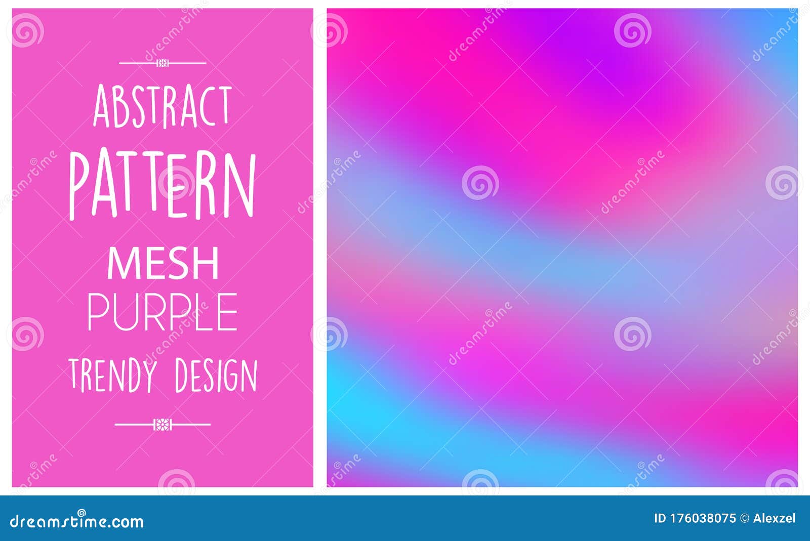 Trending Pattern of Purple Ultraviolet Stock Vector - Illustration of ...