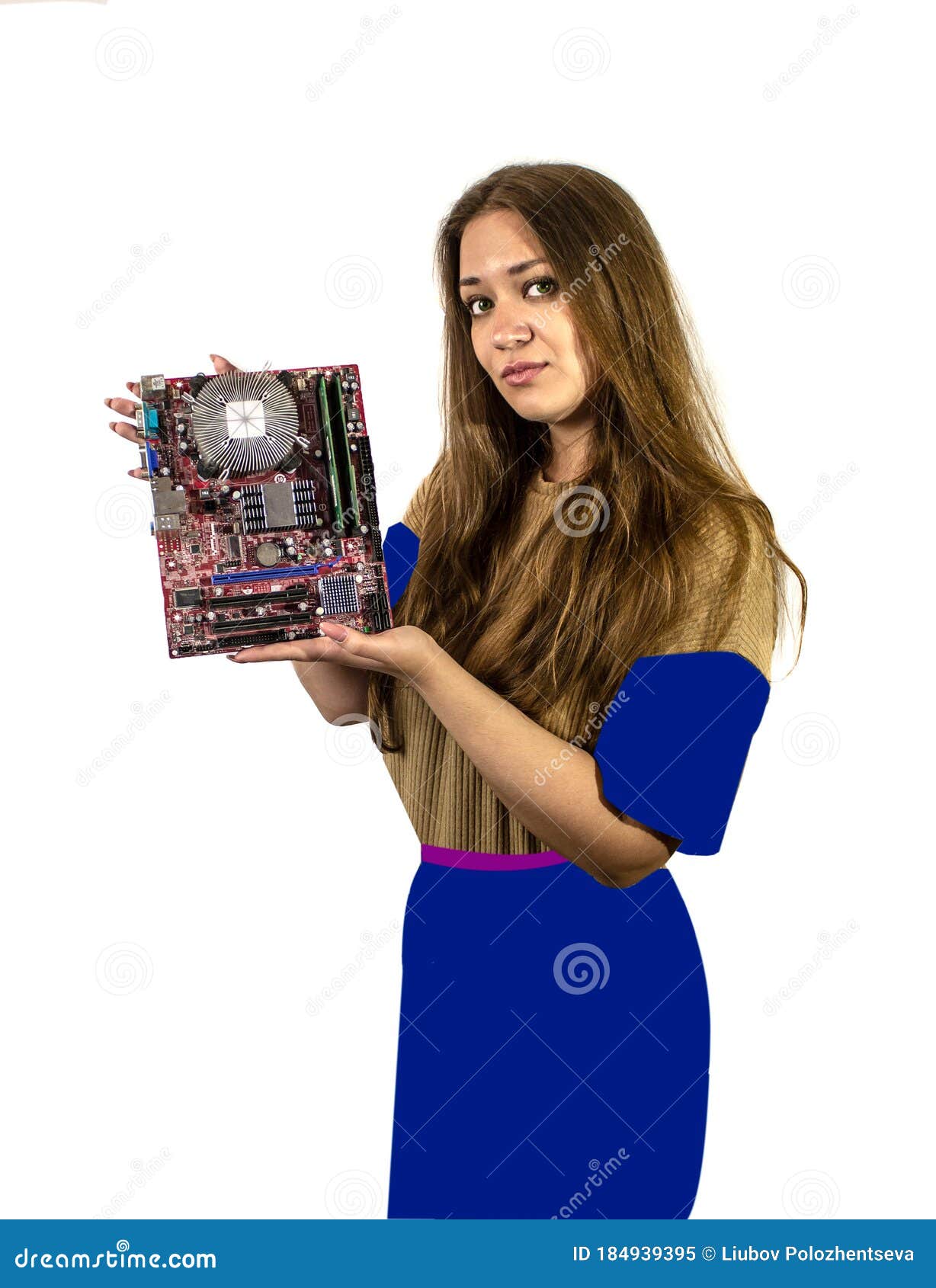 Trending Picture Element with the Picture of a Girl with a Computer ...