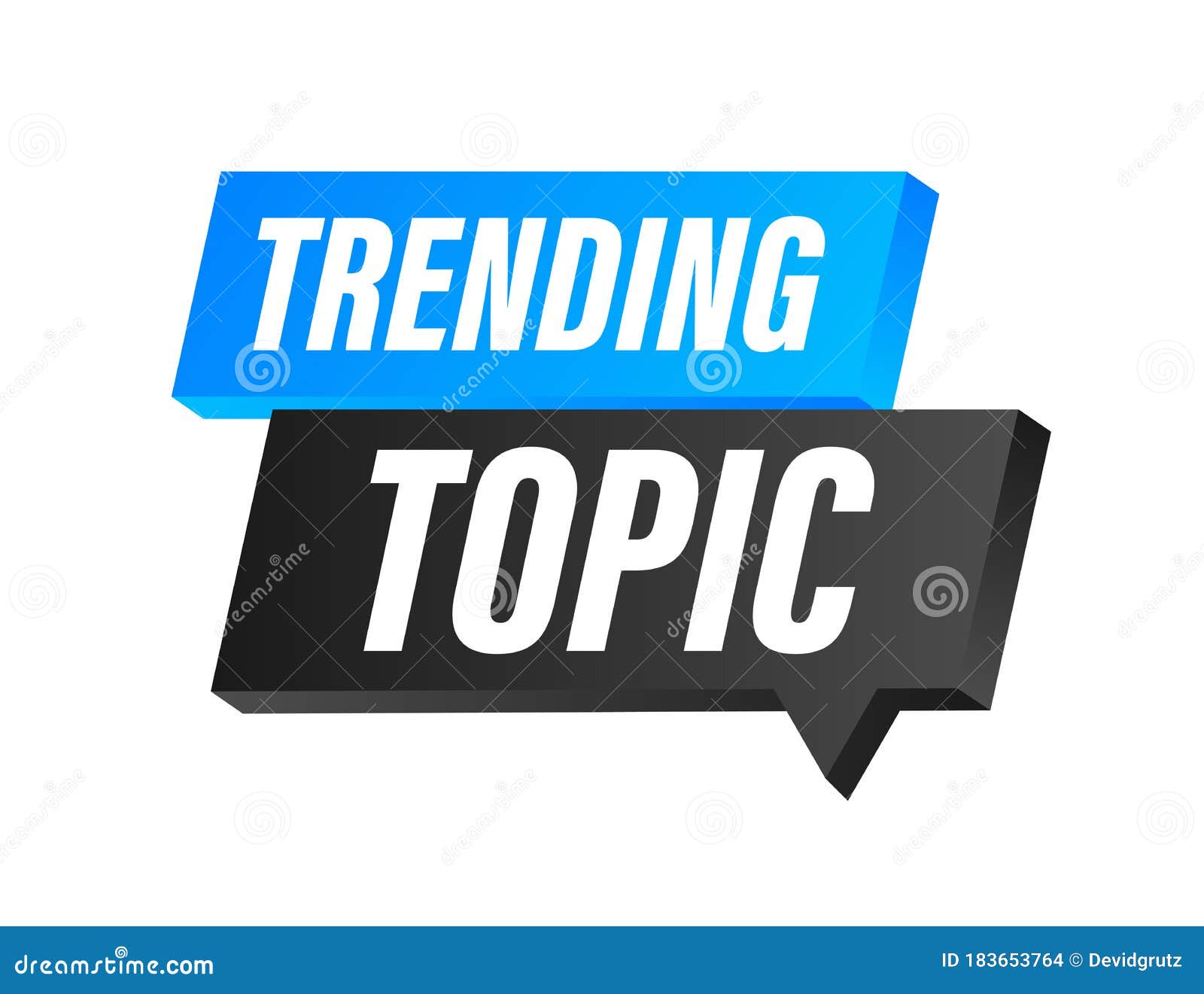 Trending Topic Icon Badge. Ready for Use in Web or Print Design. Vector ...