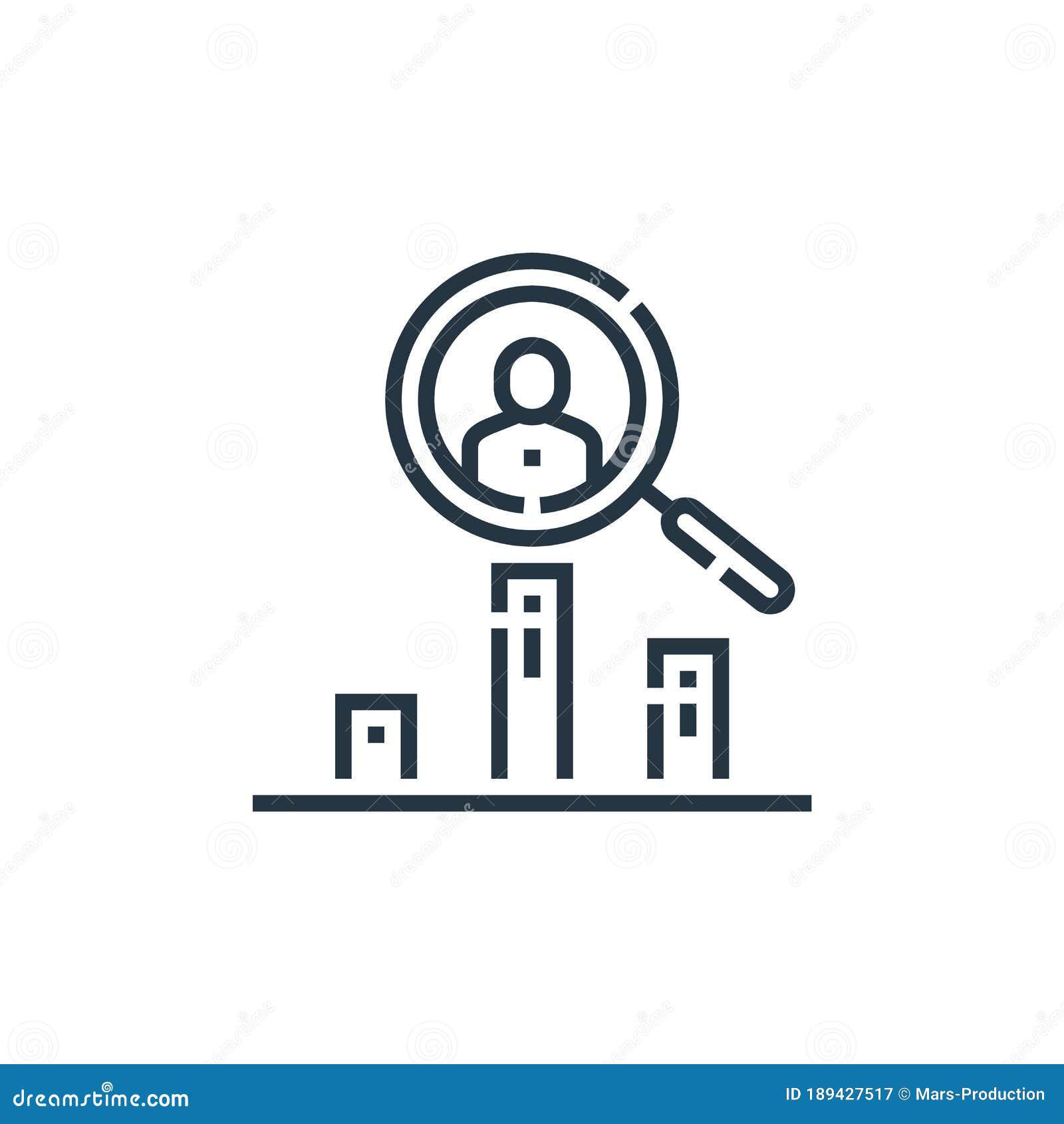 Trending Vector Icon Isolated on White Background. Outline, Thin Line ...