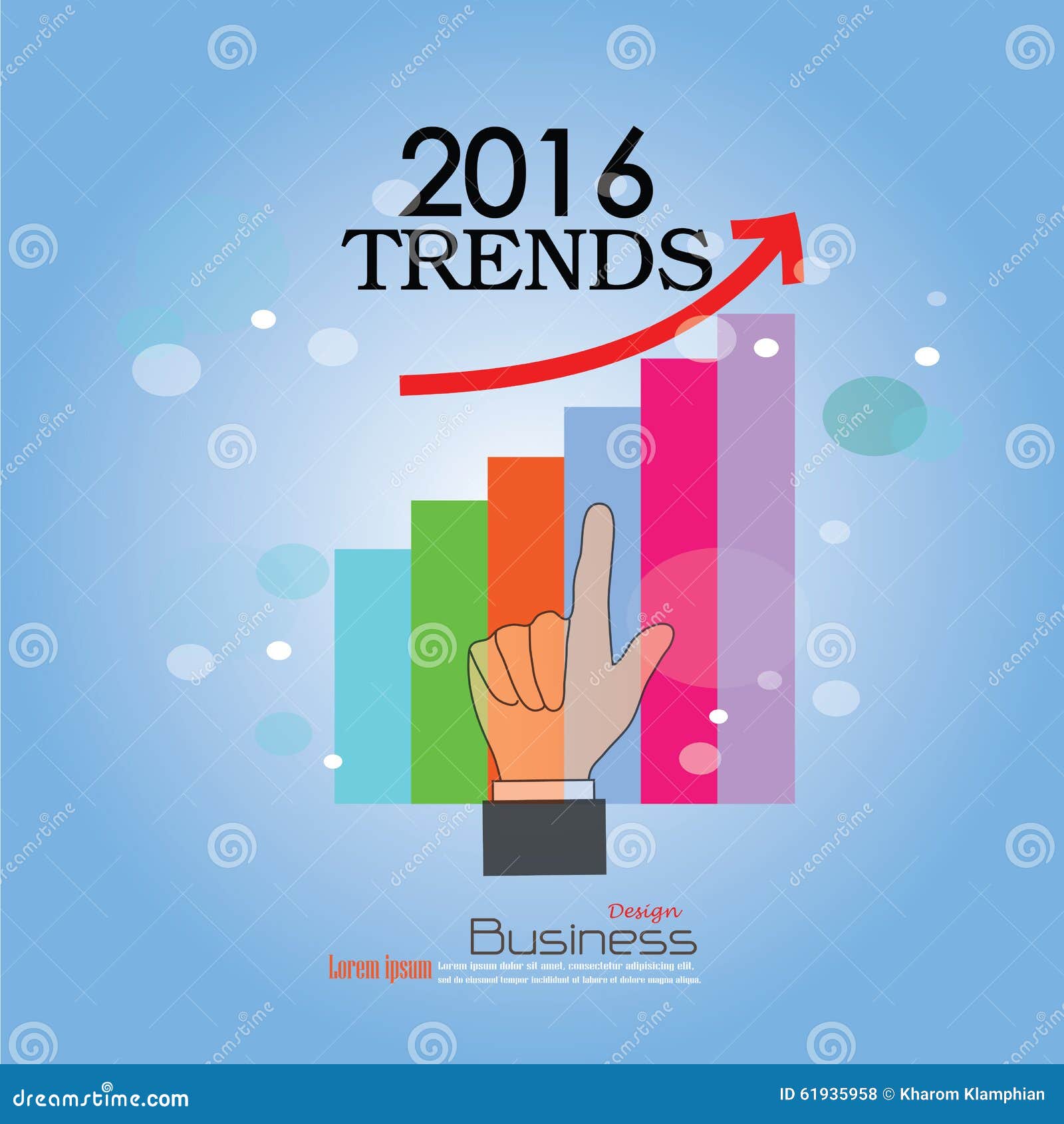 2016 trends stock illustration. Illustration of glowing - 61935958