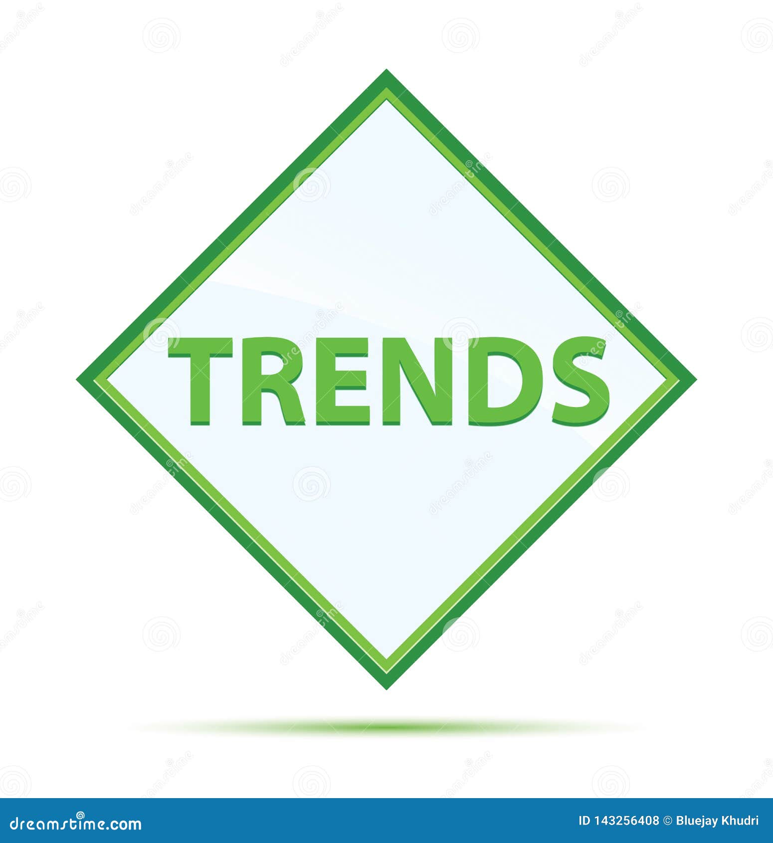 Trends Modern Abstract Green Diamond Button Stock Illustration ...