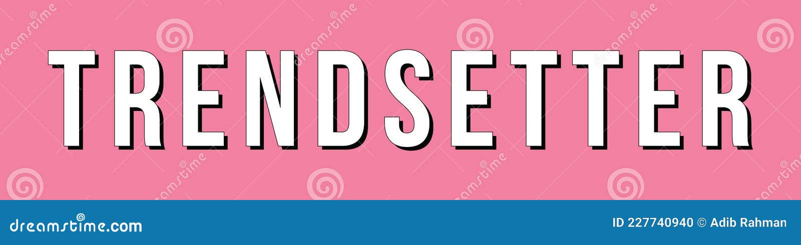 Trendsetter - Trendy T-shirt Design Stock Vector - Illustration of file ...