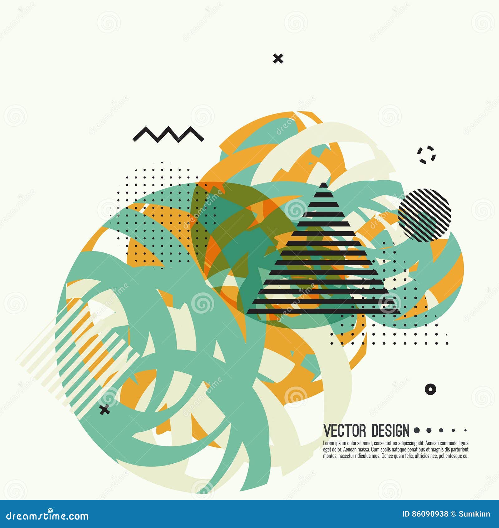 Trendy Abstract Background. Stock Vector - Illustration of abstract ...