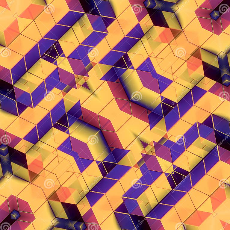 Trendy Abstract Background with a Composition of Rectangular Geometric ...
